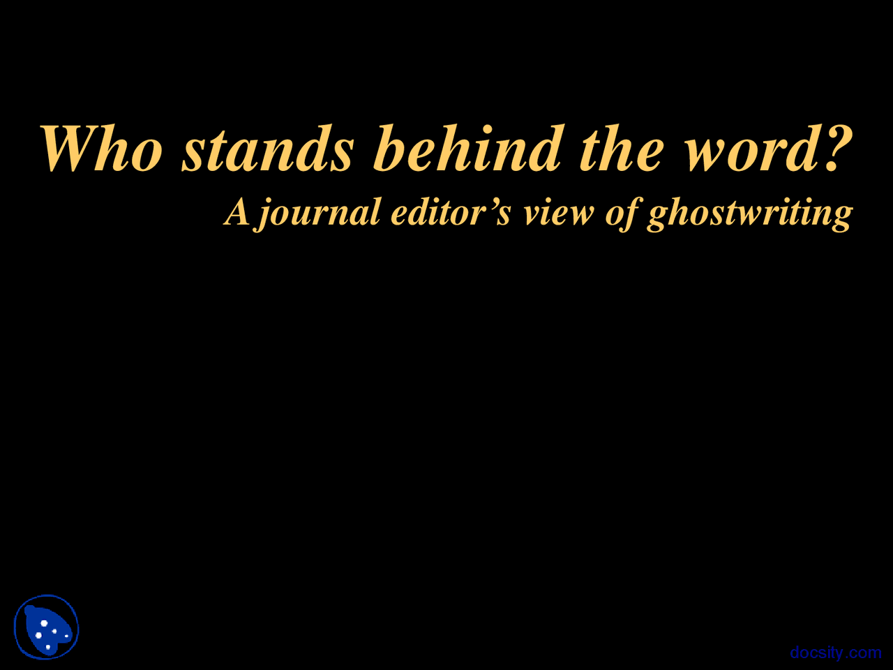 Stands Behind Word - Health - Lecture Slides - Docsity