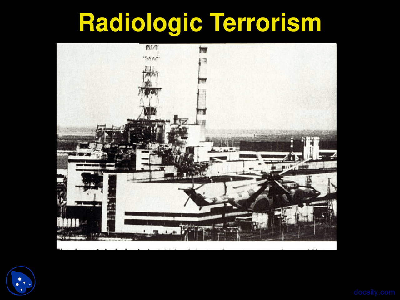 Radiologic Terrorism Health Lecture Slides Docsity