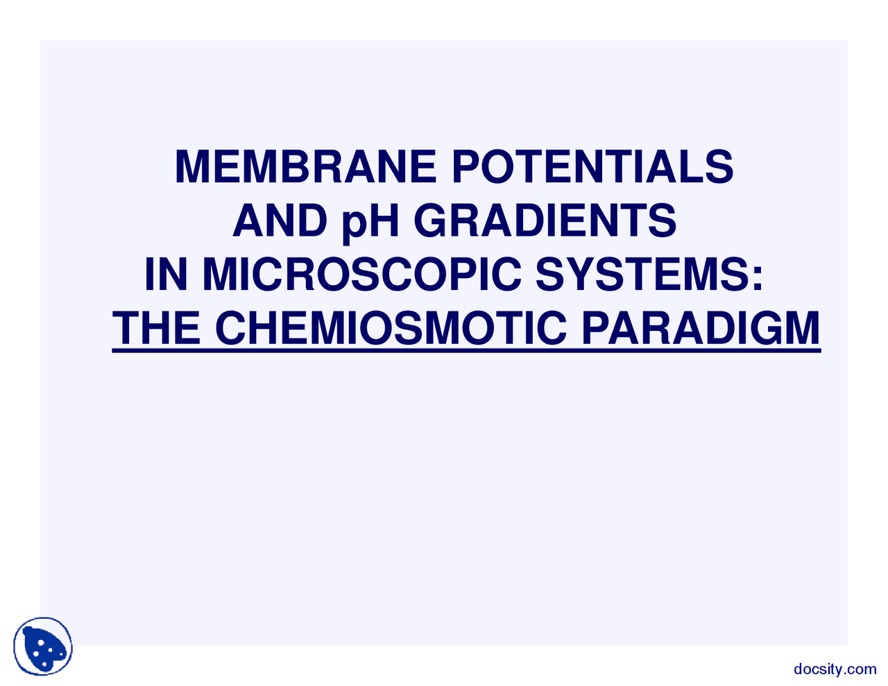 Microscopic Systems - Health - Lecture Slides - Docsity