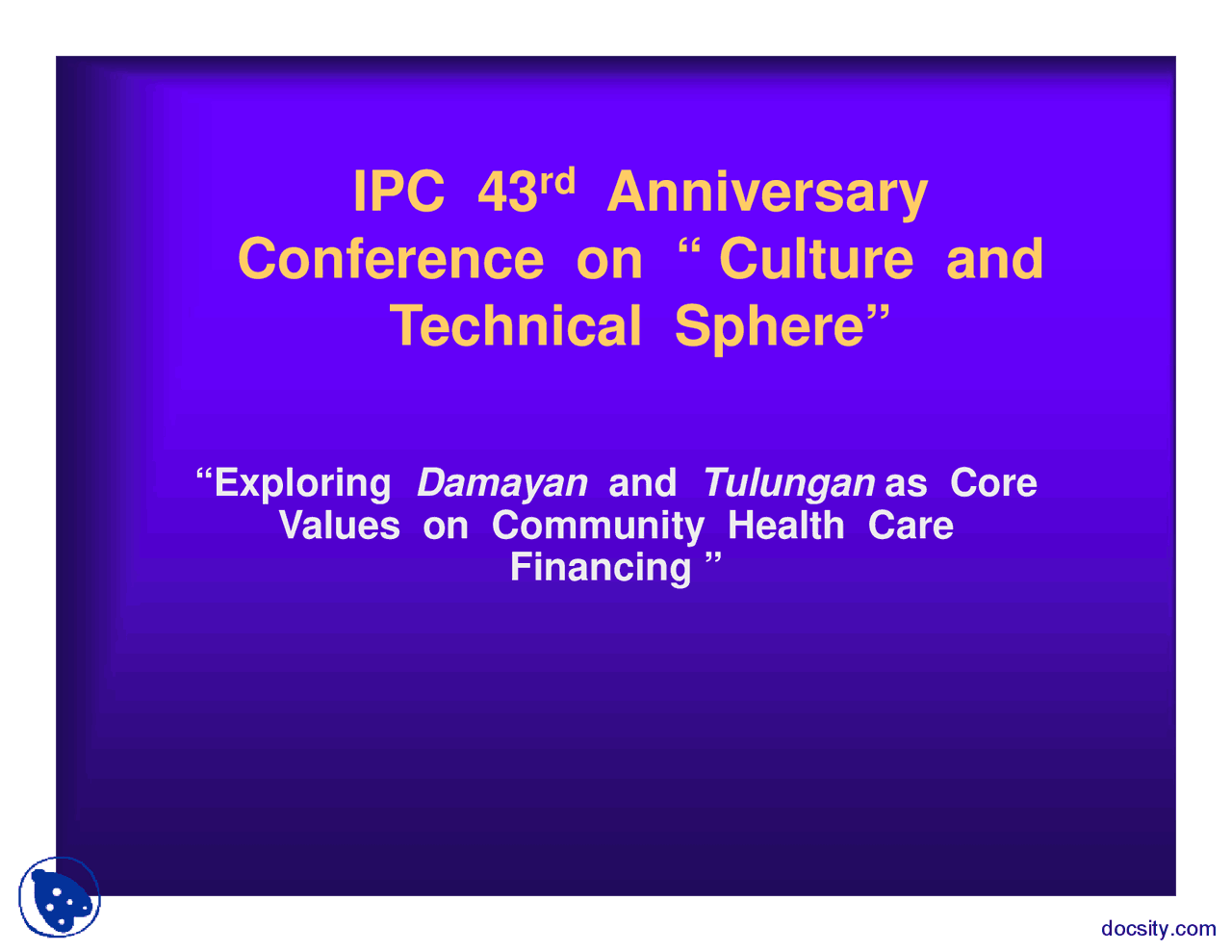 Technical Sphere Health Lecture Slides Docsity