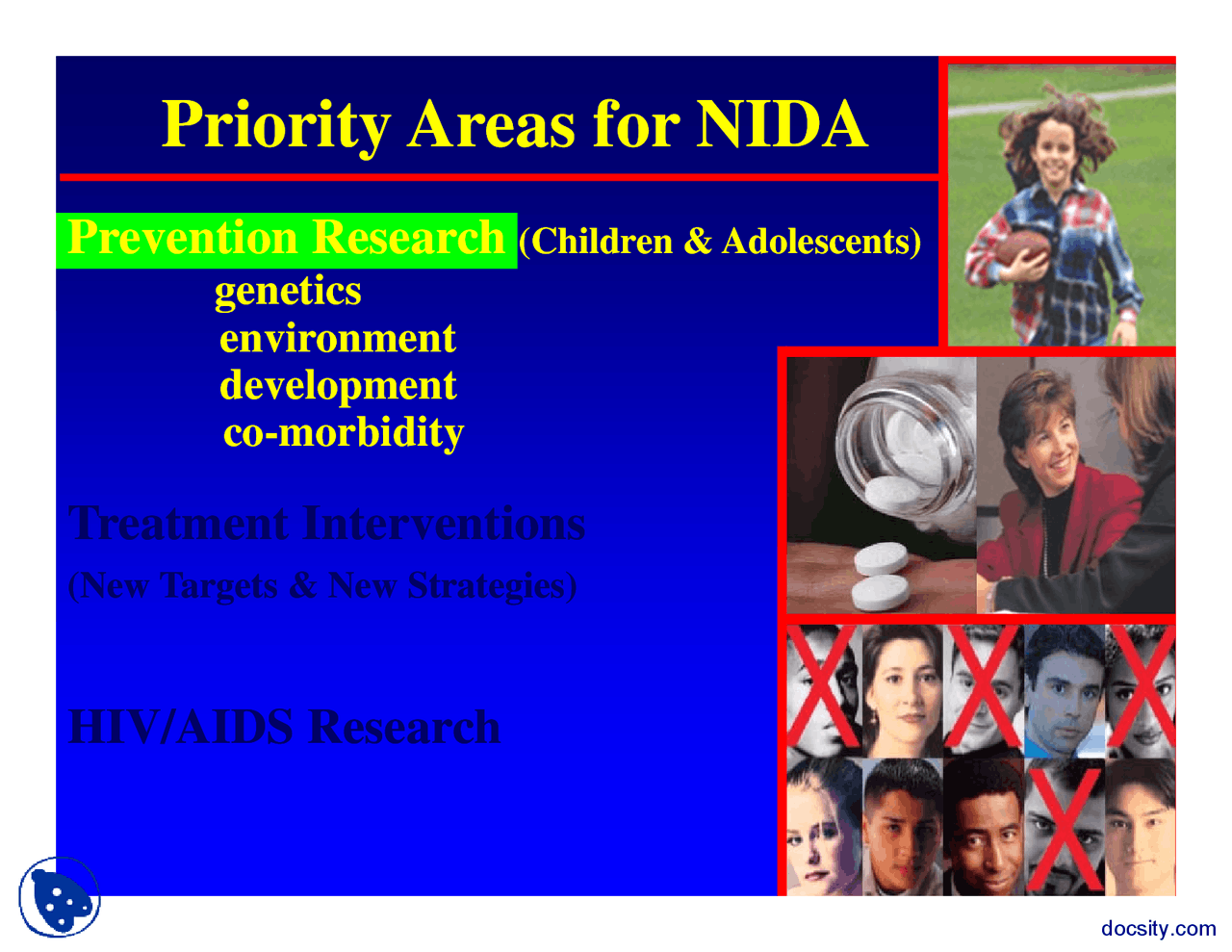 Priority Areas - Health - Lecture Slides - Docsity