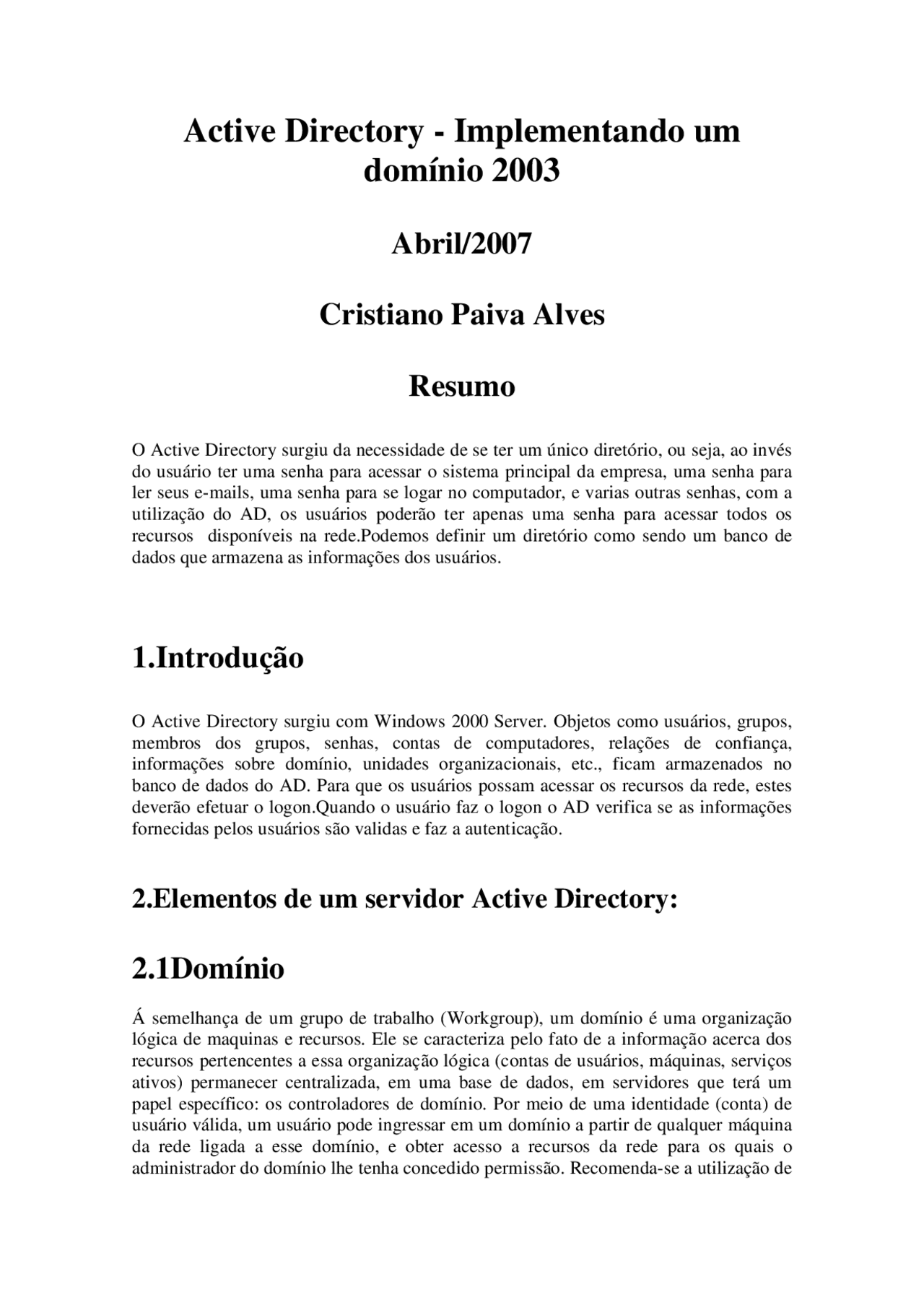 Active Directory Parte1 Docsity