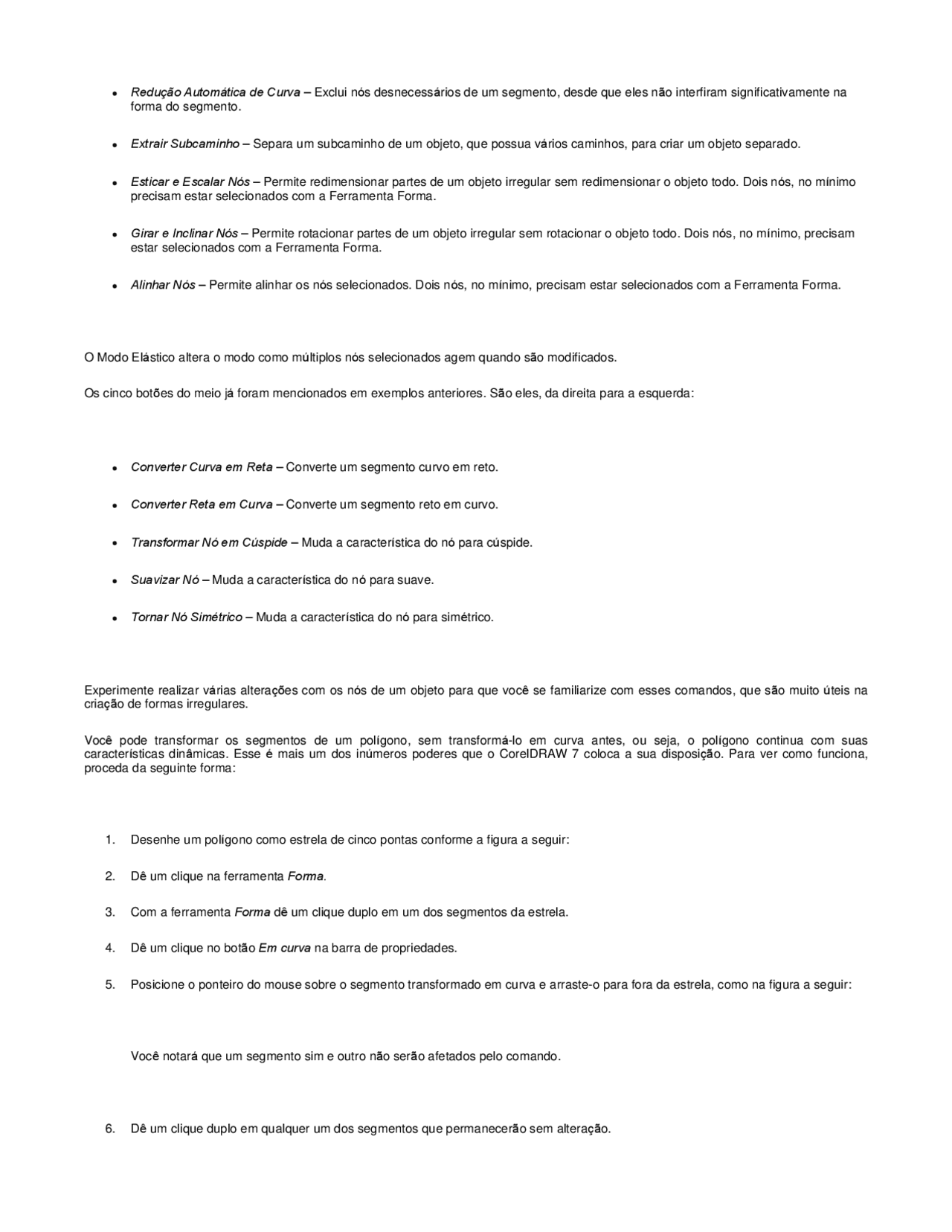 A Interface do CorelDRAW 7 Parte2 - Docsity