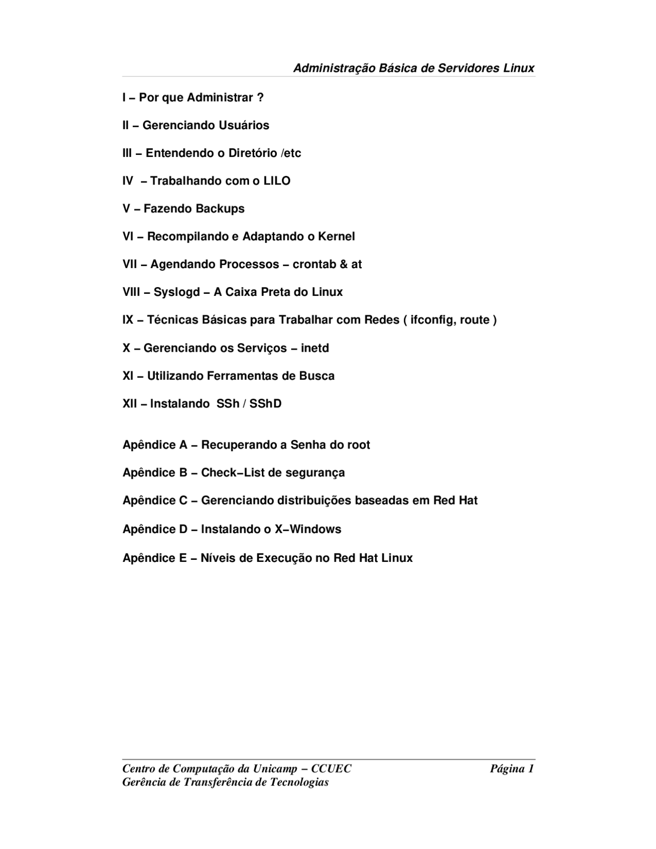 A Administração Básica De Servidores Linux Docsity