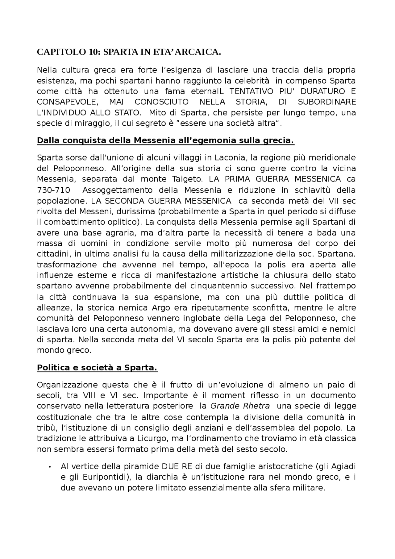 Storia Greca Manuale Di Bettalli Docsity