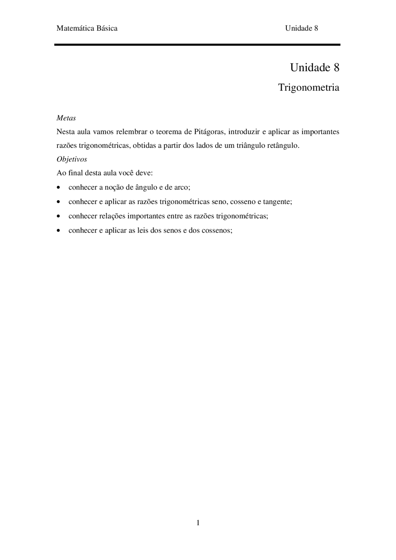 Trigonometria Parte1 Docsity