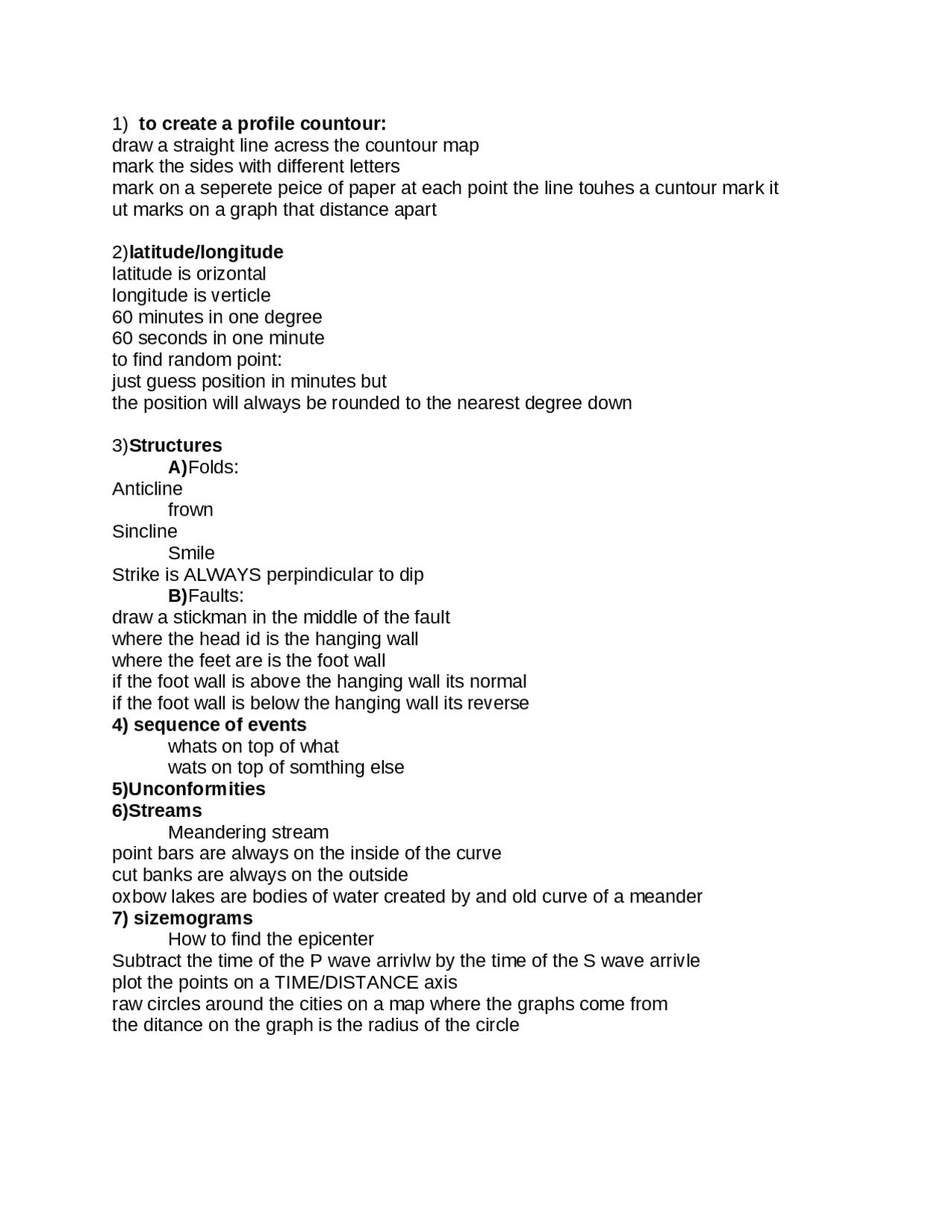 Physical Geology Lecture Notes Geol 1100 Docsity