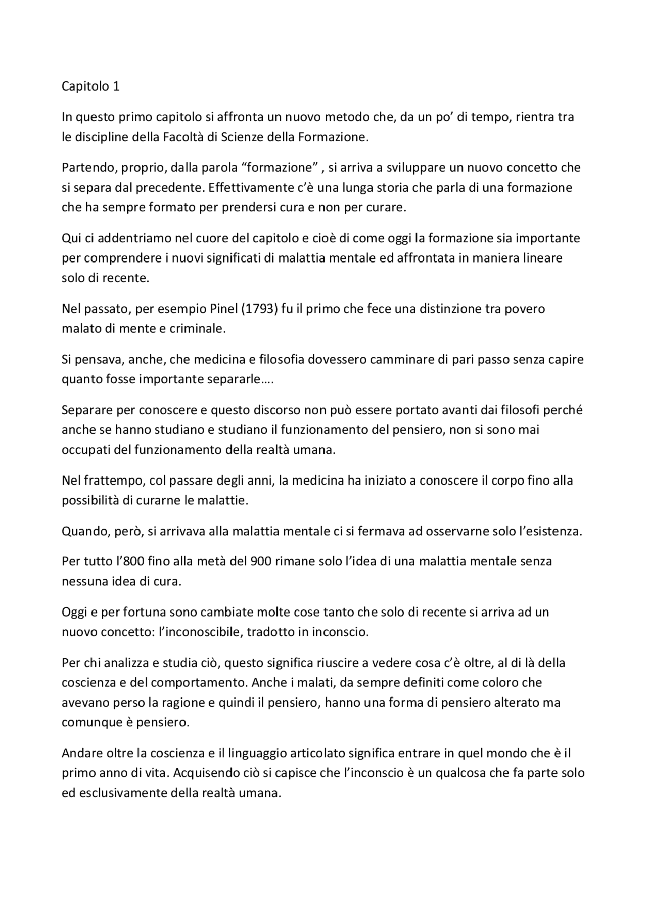 Fantasia Di Sparizione Massimo Fagioli Docsity