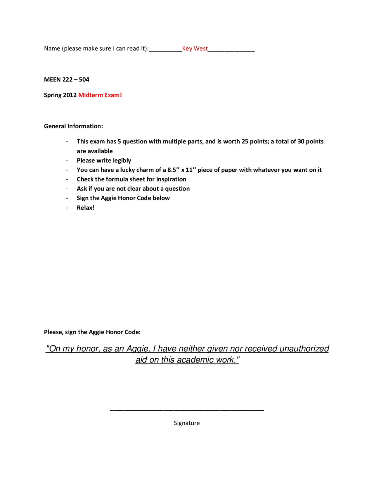 Questions For Midterm Exam Materials Science Meen 222 Docsity