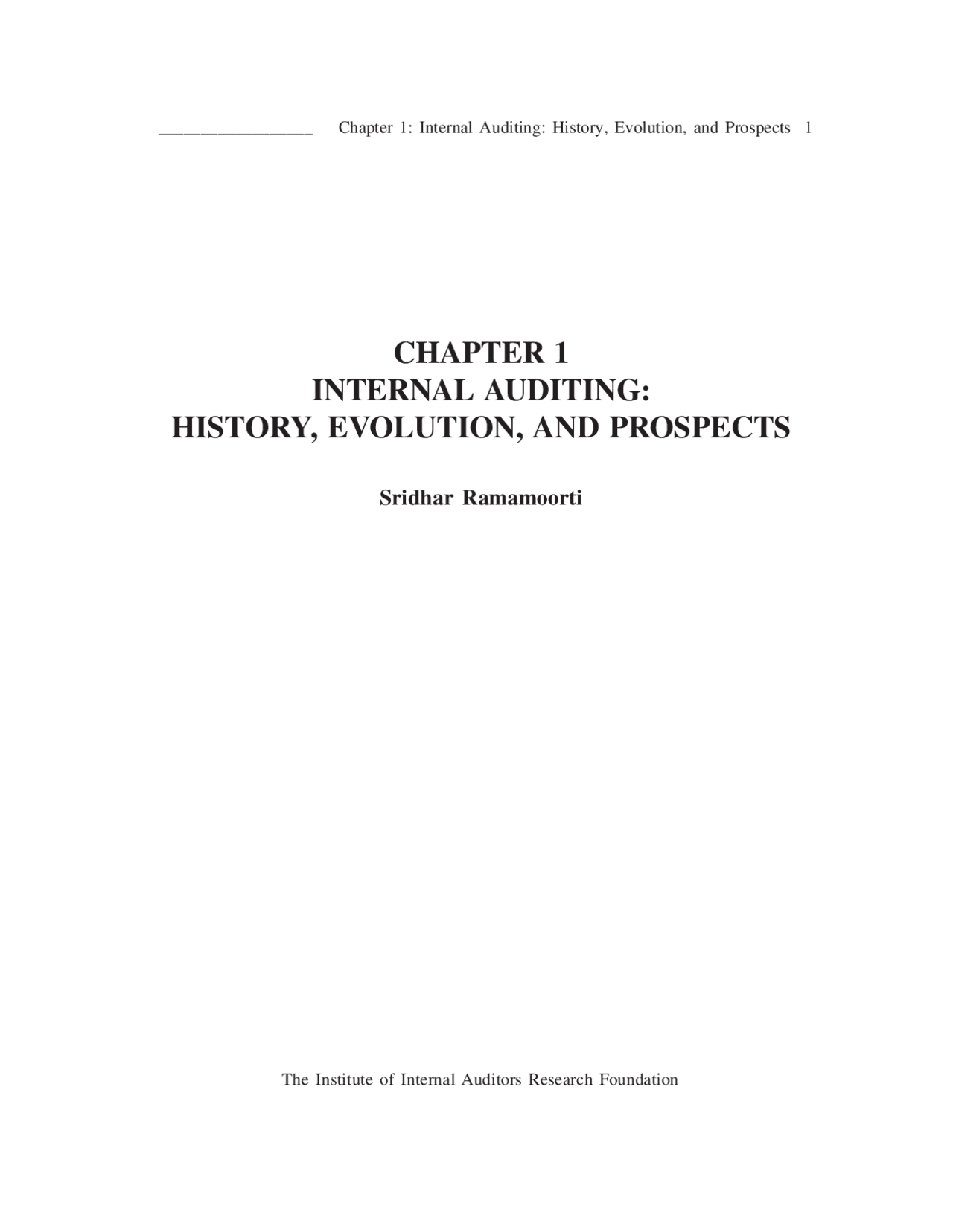 Internal Auditing History Evolution And Prospects Docsity