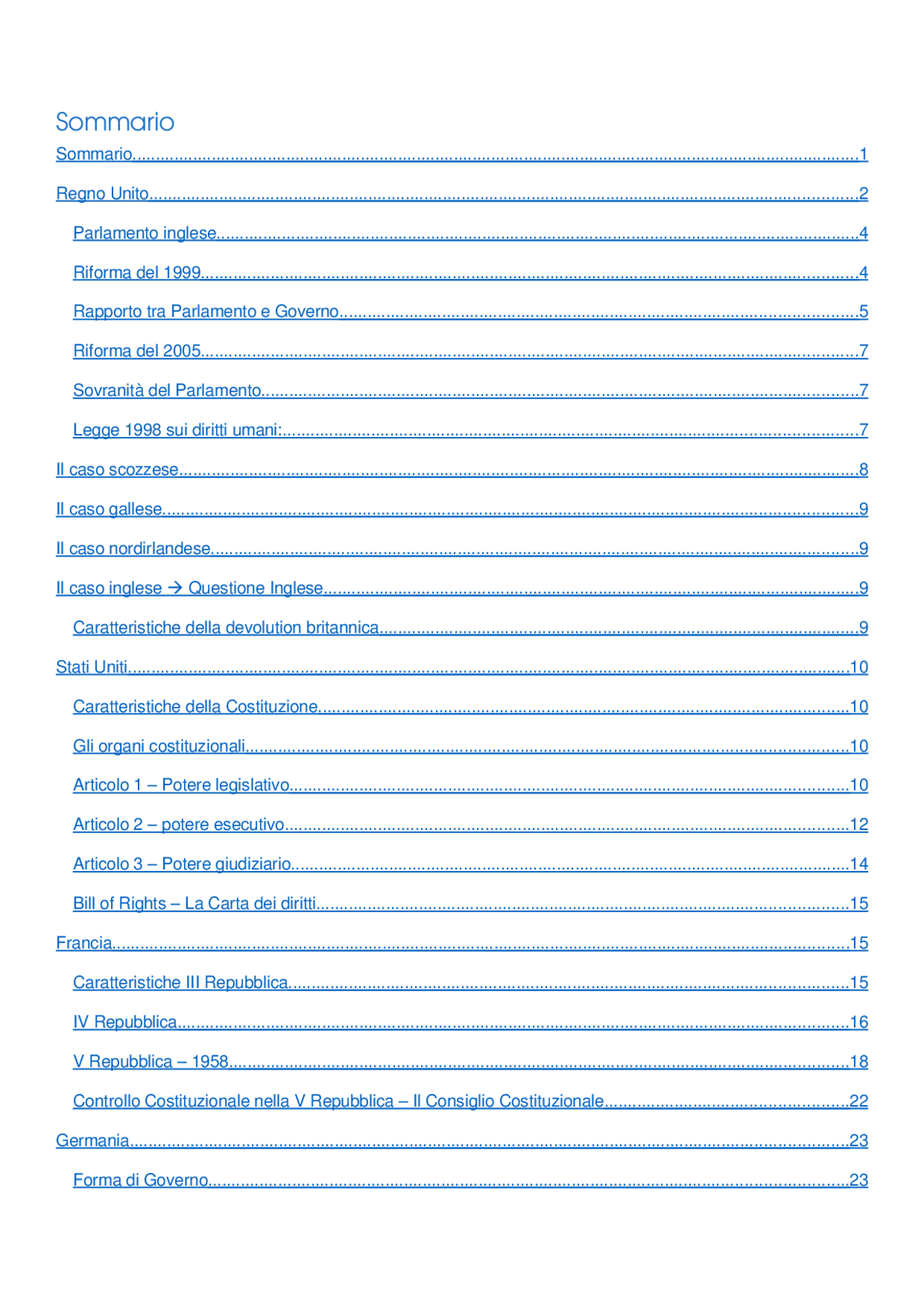 Riassunto Completo Diritto Costituzionale Parte 2 Docsity
