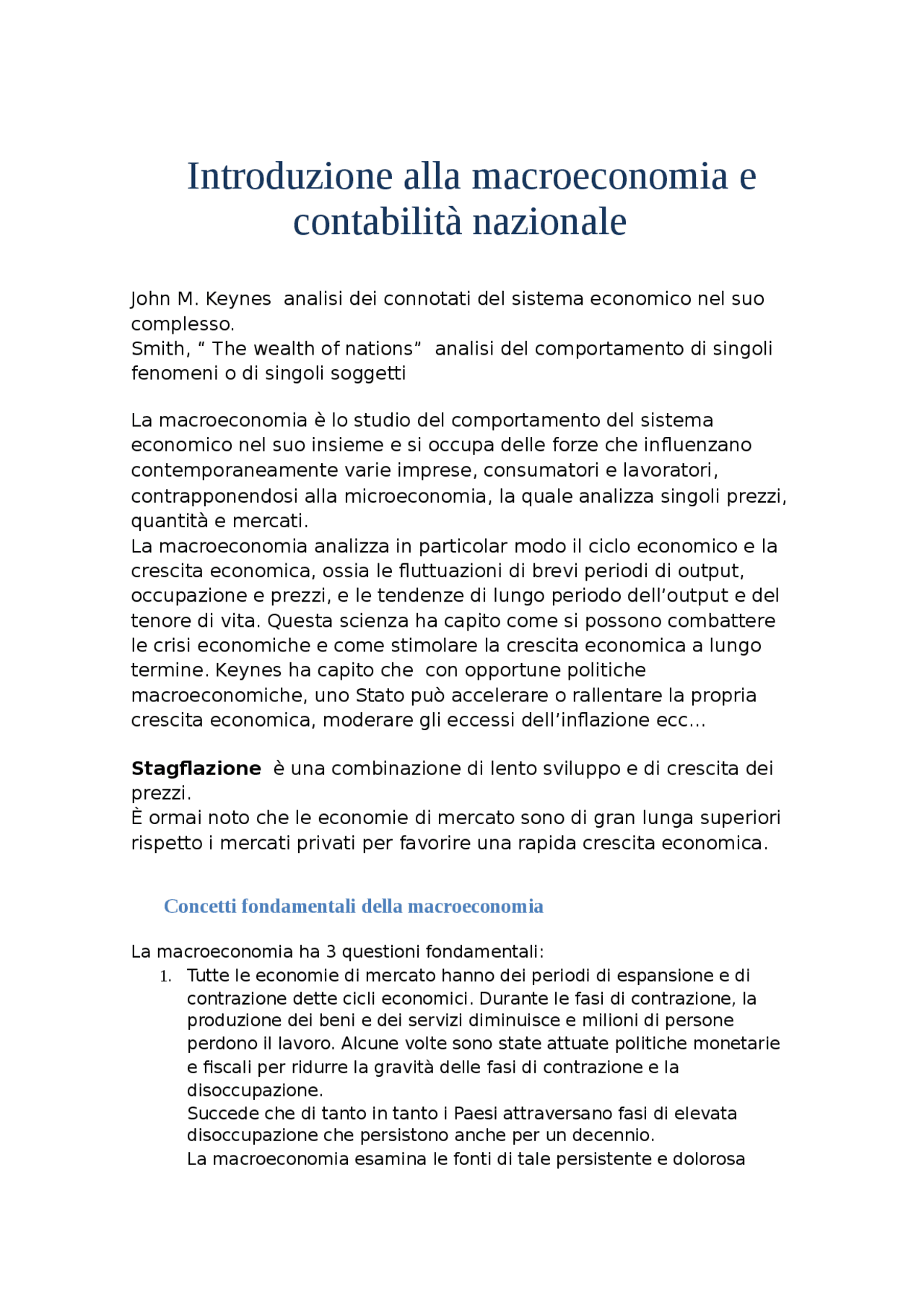 Capitolo 18 - Economia, XIX edizione, A. Samuelson, D. Nordhaus, A. Bollino - Docsity
