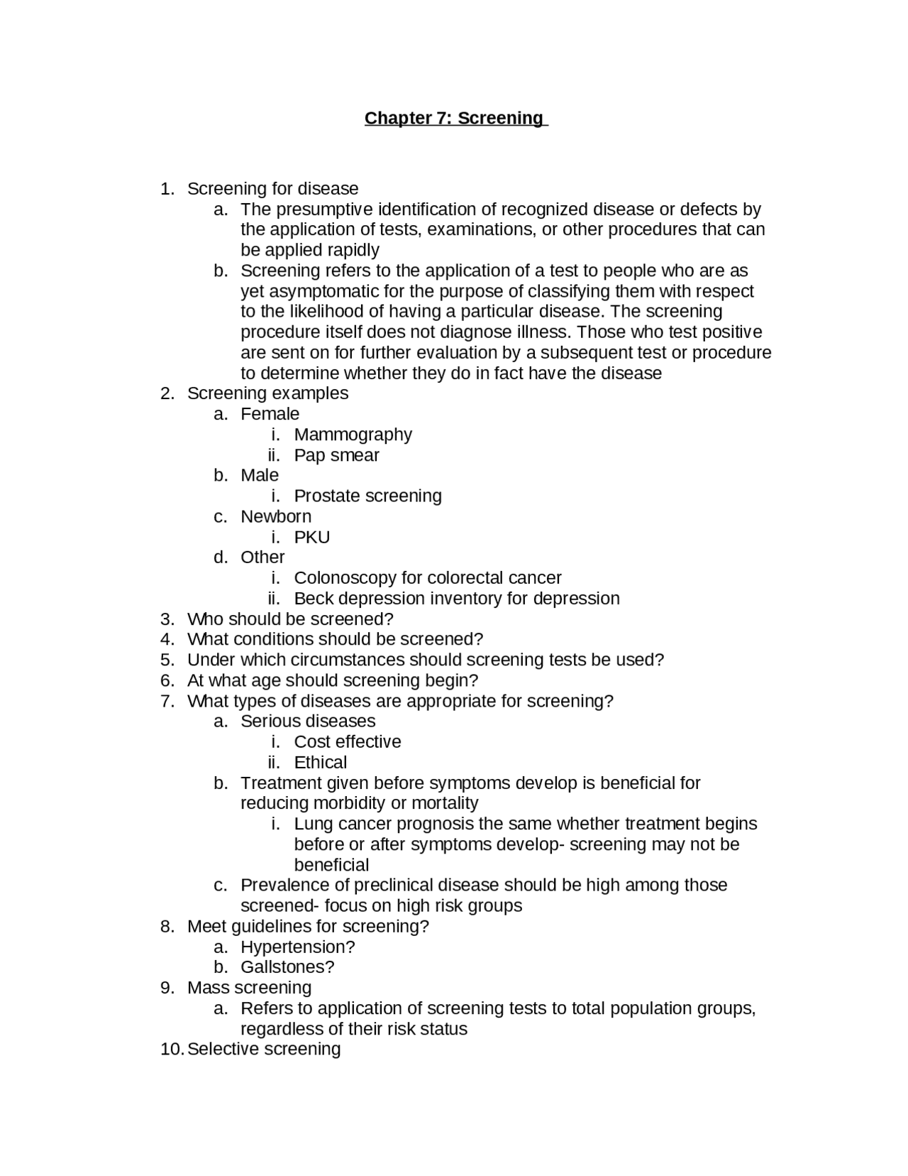 Epidemiology For Public Health Practice Notes For Exam 3 Hlth 301