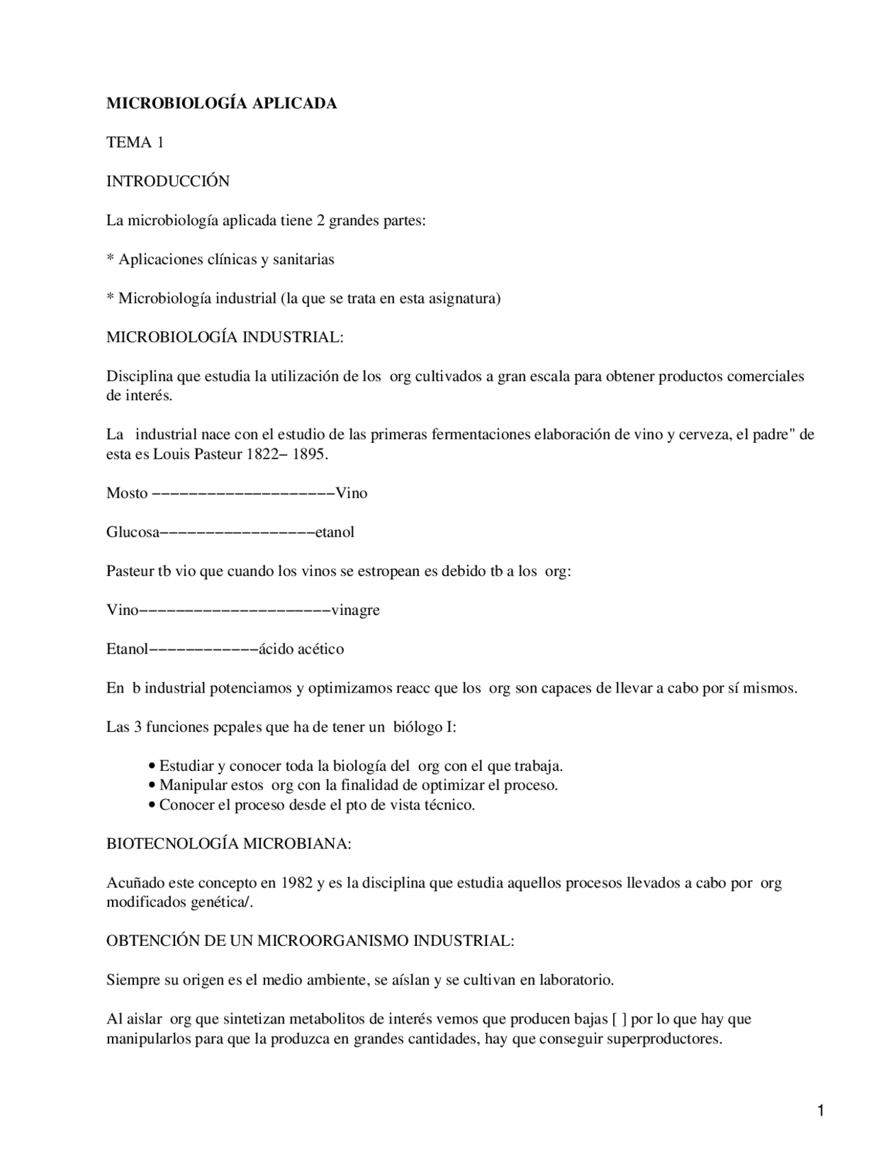 Apuntes Sobre Esterilización Y Desinfección Docsity