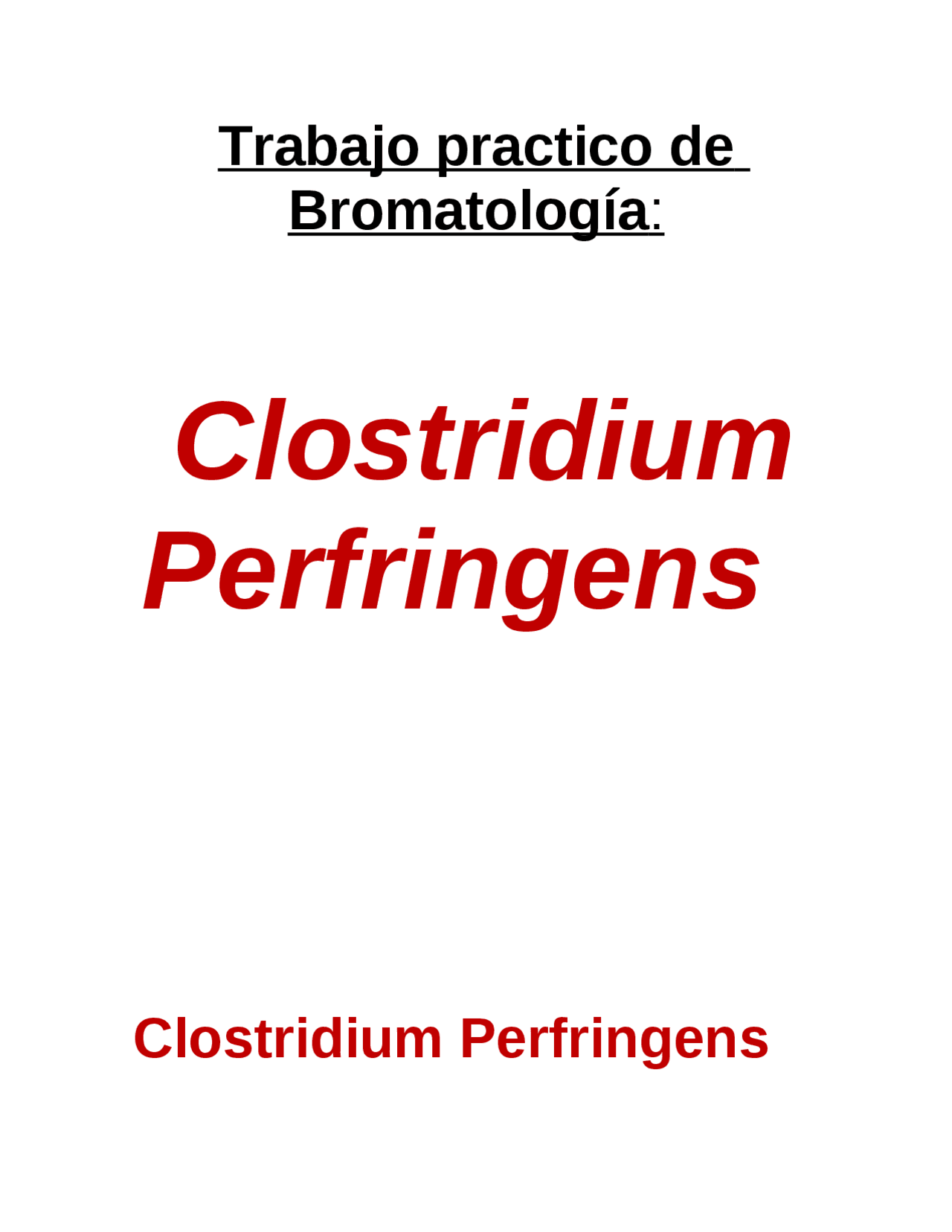 Apuntes Sobre Clostridium Perfringens Apuntes De Microbiología Docsity