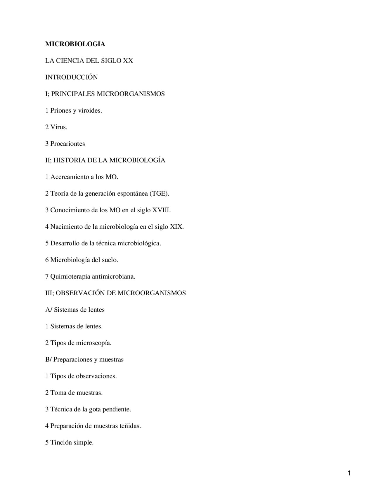 Apuntes De Microbiología Docsity