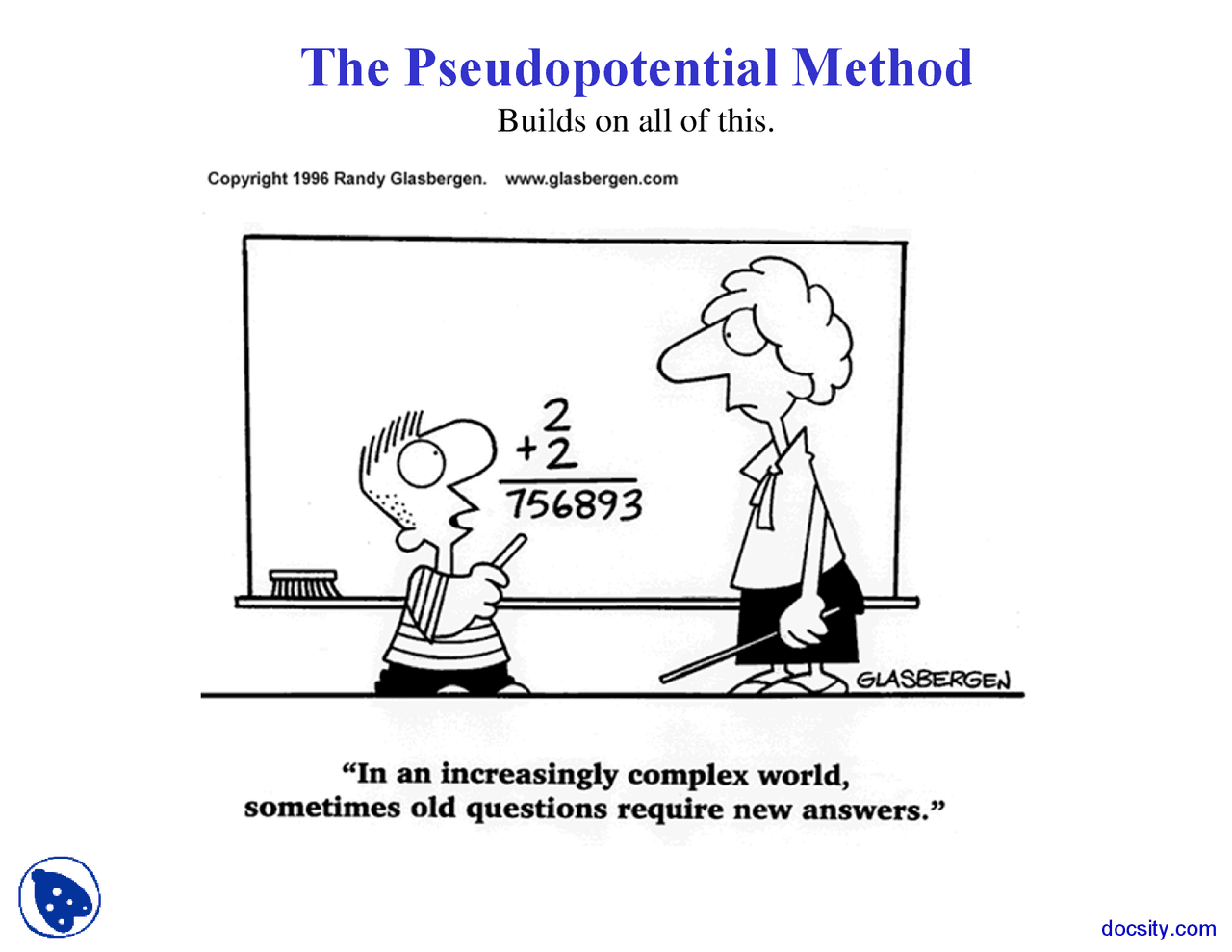 Pseudopotential Method Solid State Physics Lecture Slides Slides