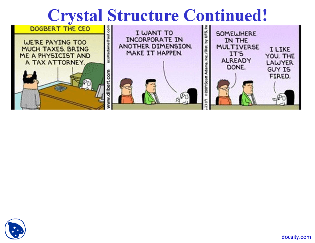 Crystal Structure, Crystal Lattices - Solid State Physics - Lecture ...