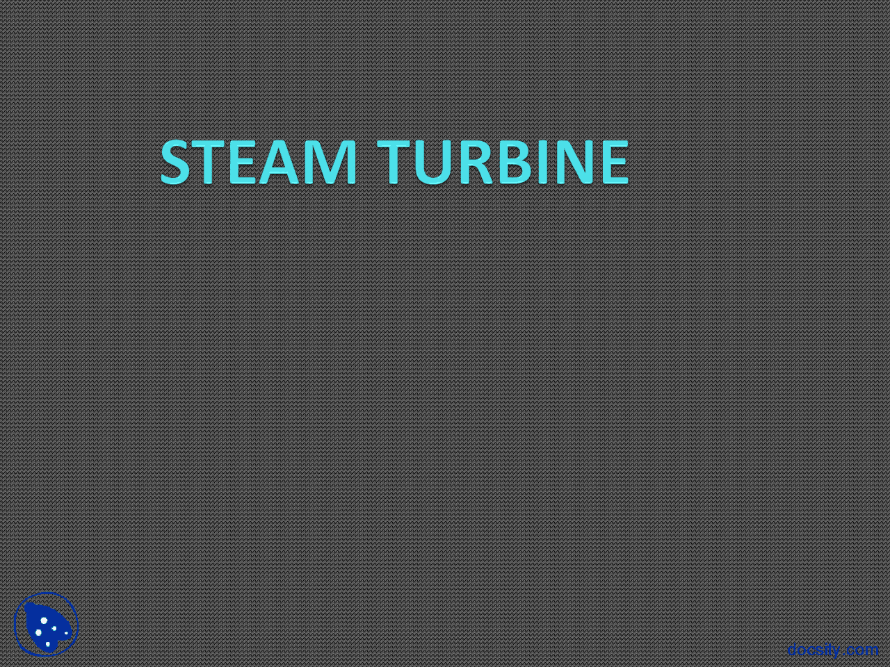 Steam Turbine Civil Engineering Lecture Slides Docsity