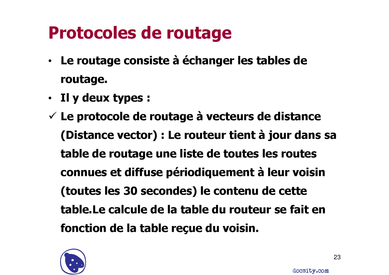 Notes Sur Internet 3° Partie Docsity