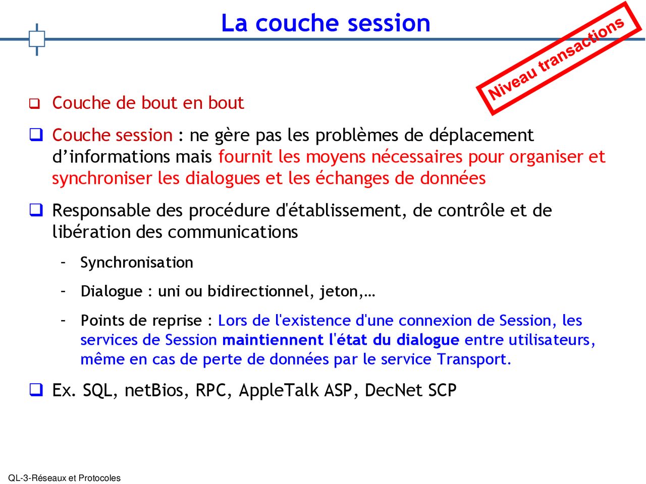 Notes Sur Le Module Réseaux Et Protocoles 6° Partie Docsity