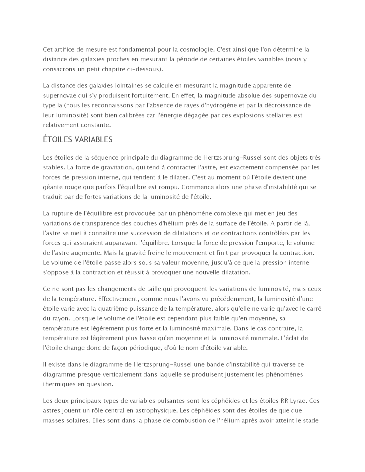 Notes Sur La Luminosité 2° Partie Docsity