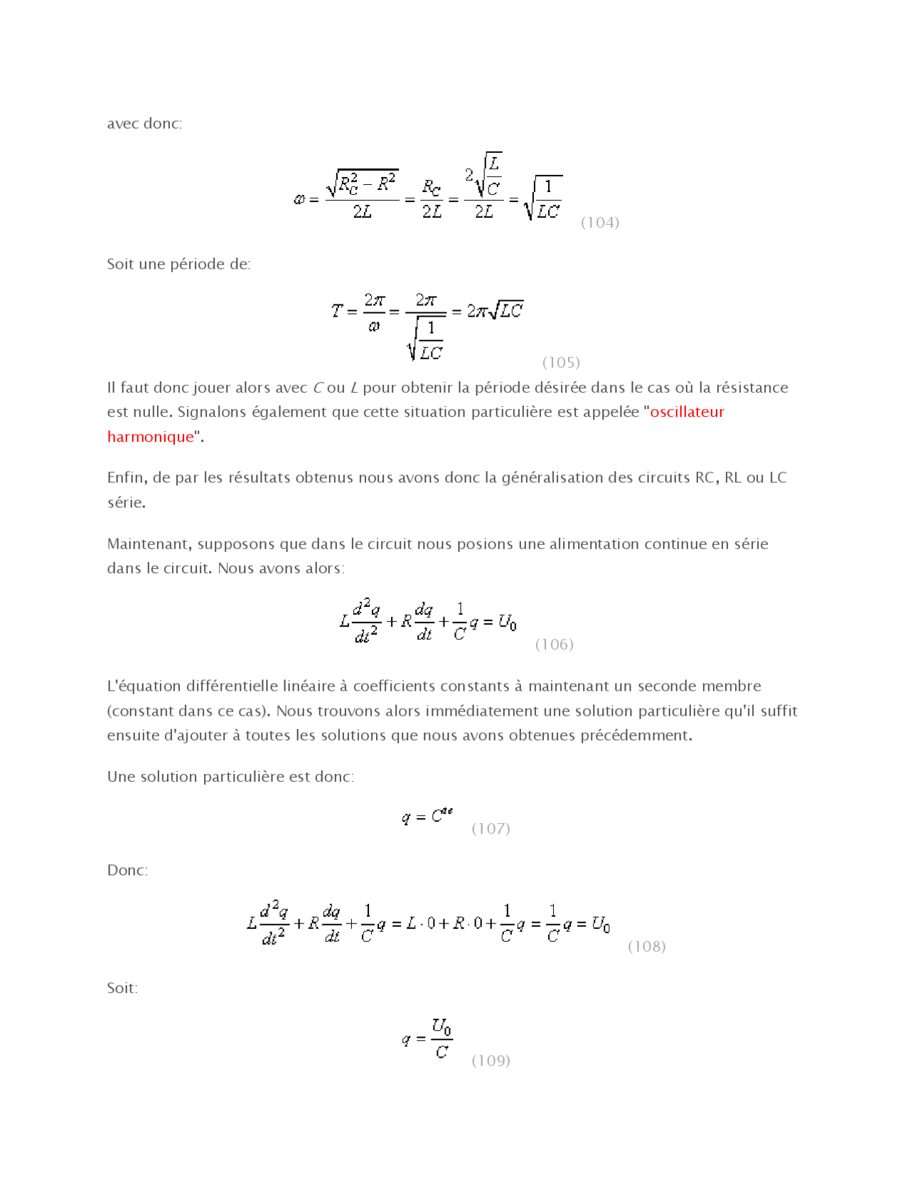 Notes Sur Le Cours De Génie électrique 3° Partie Docsity