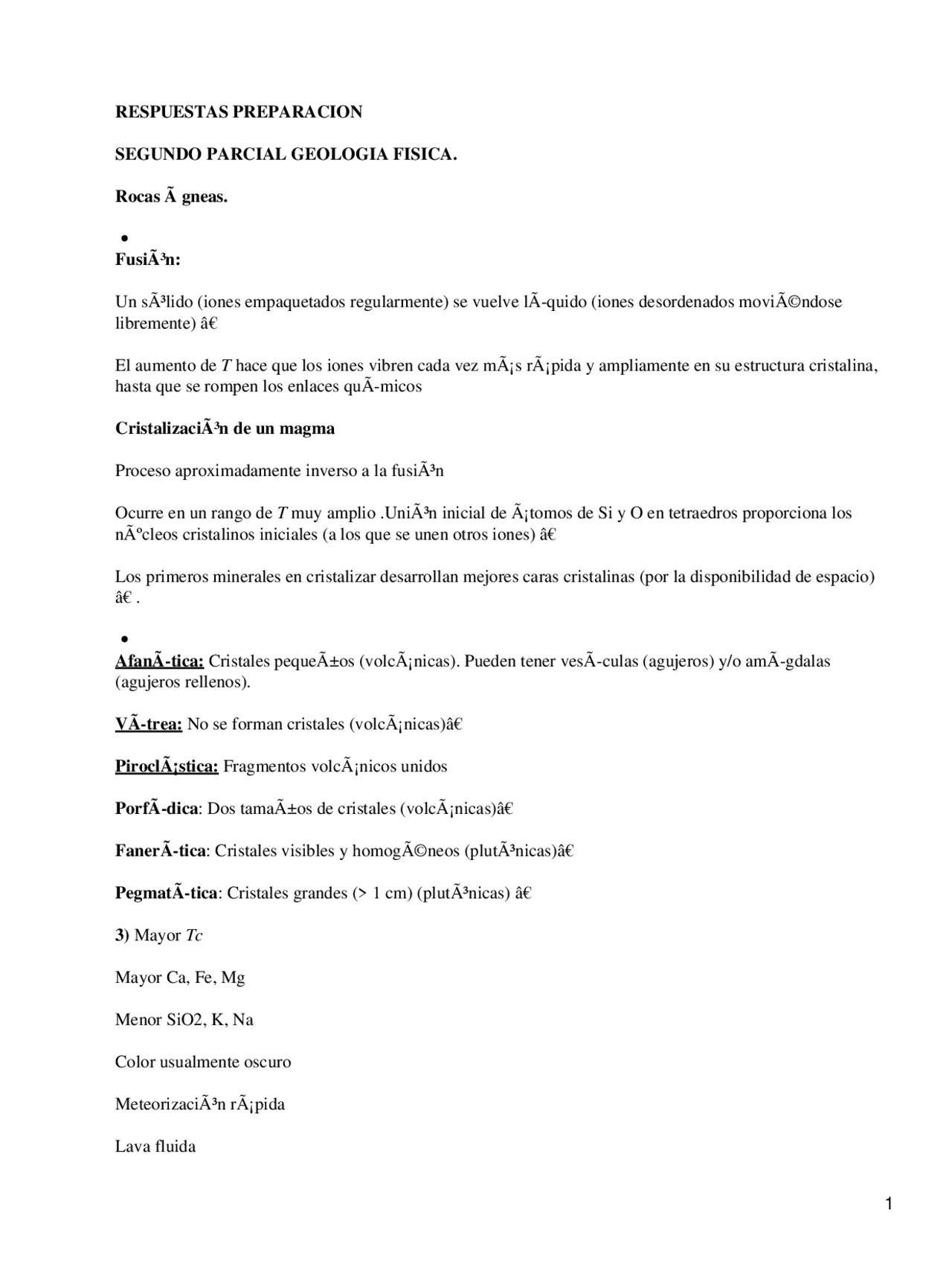 Apuntes De Geología Física Docsity