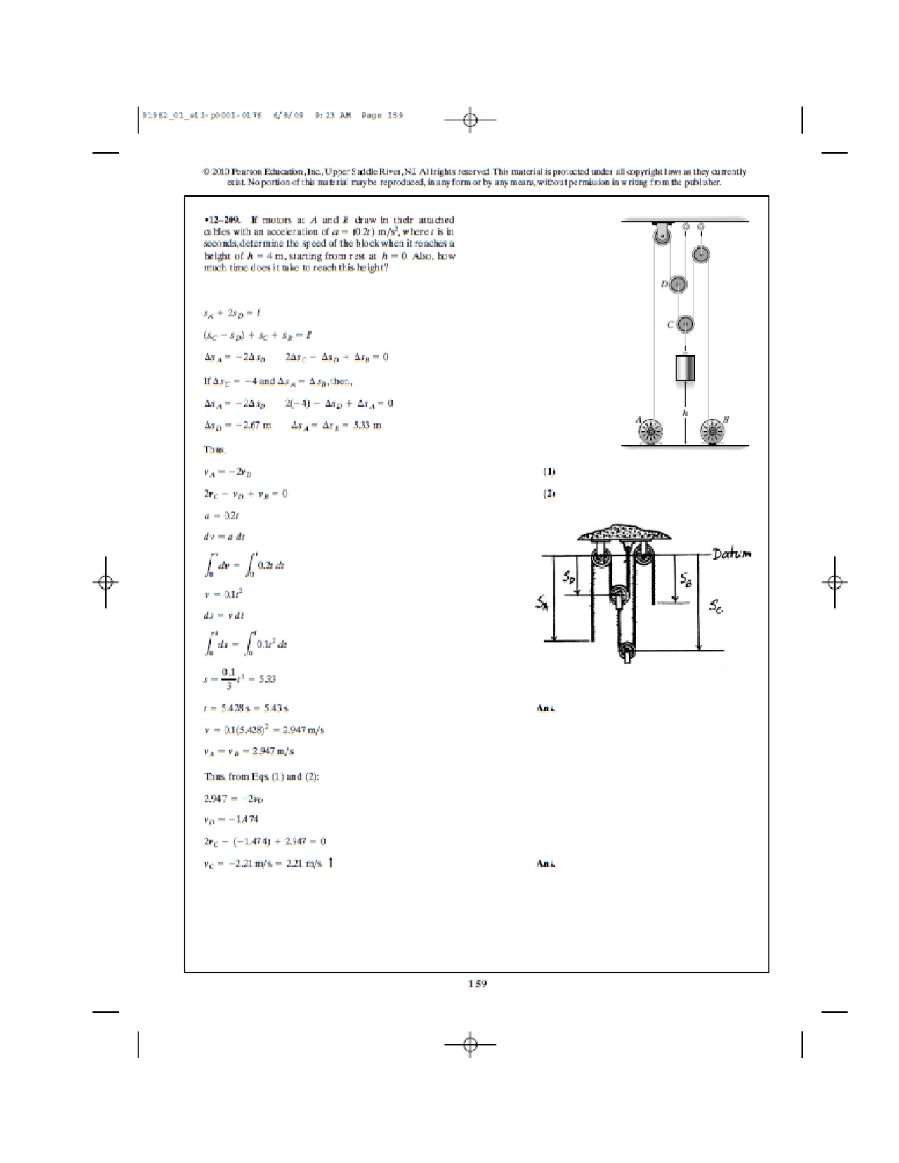 Quiz 3 With Solution Dynamics Enes 221 Docsity