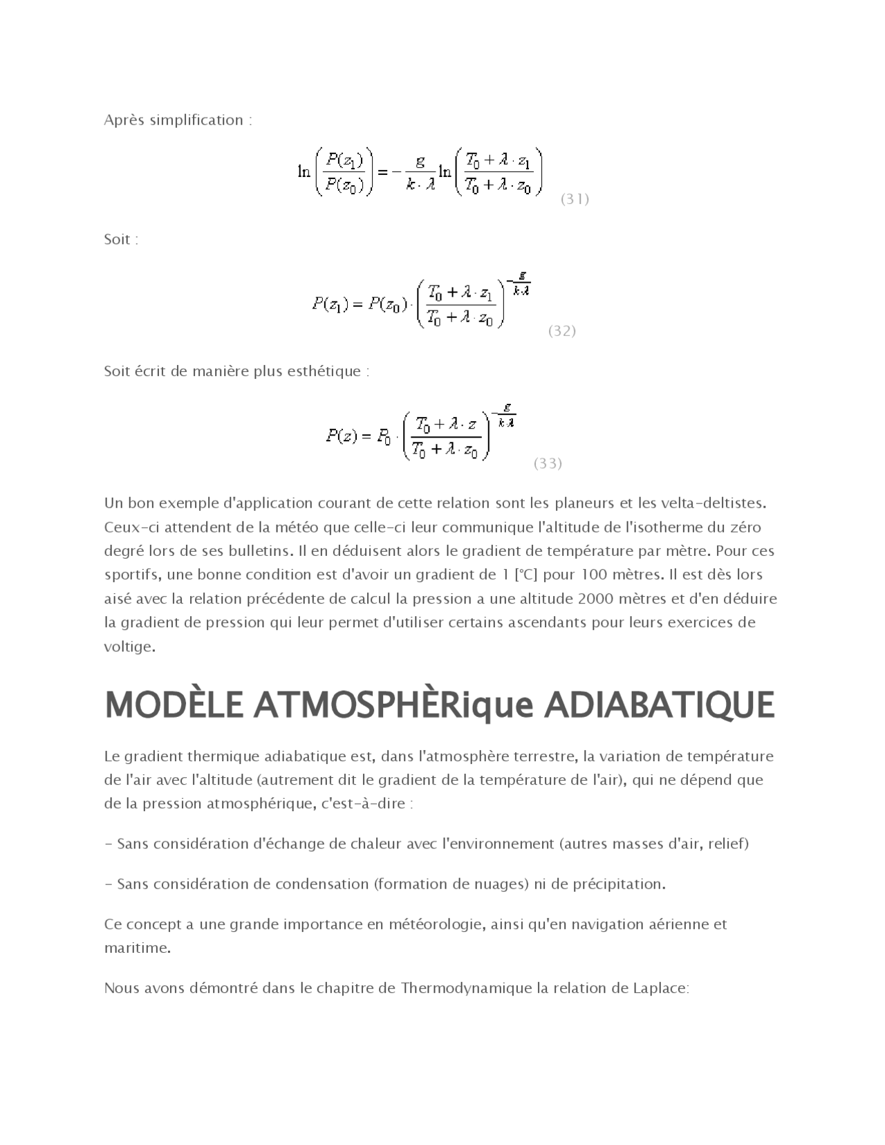 Notes Sur Le Cours De Génie Marin Et Métèo 2° Partie Docsity