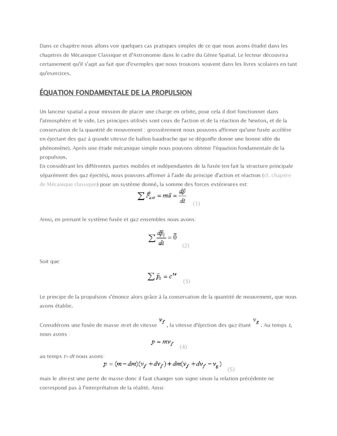 Notes Sur Le Cours De Génie Spatial Docsity