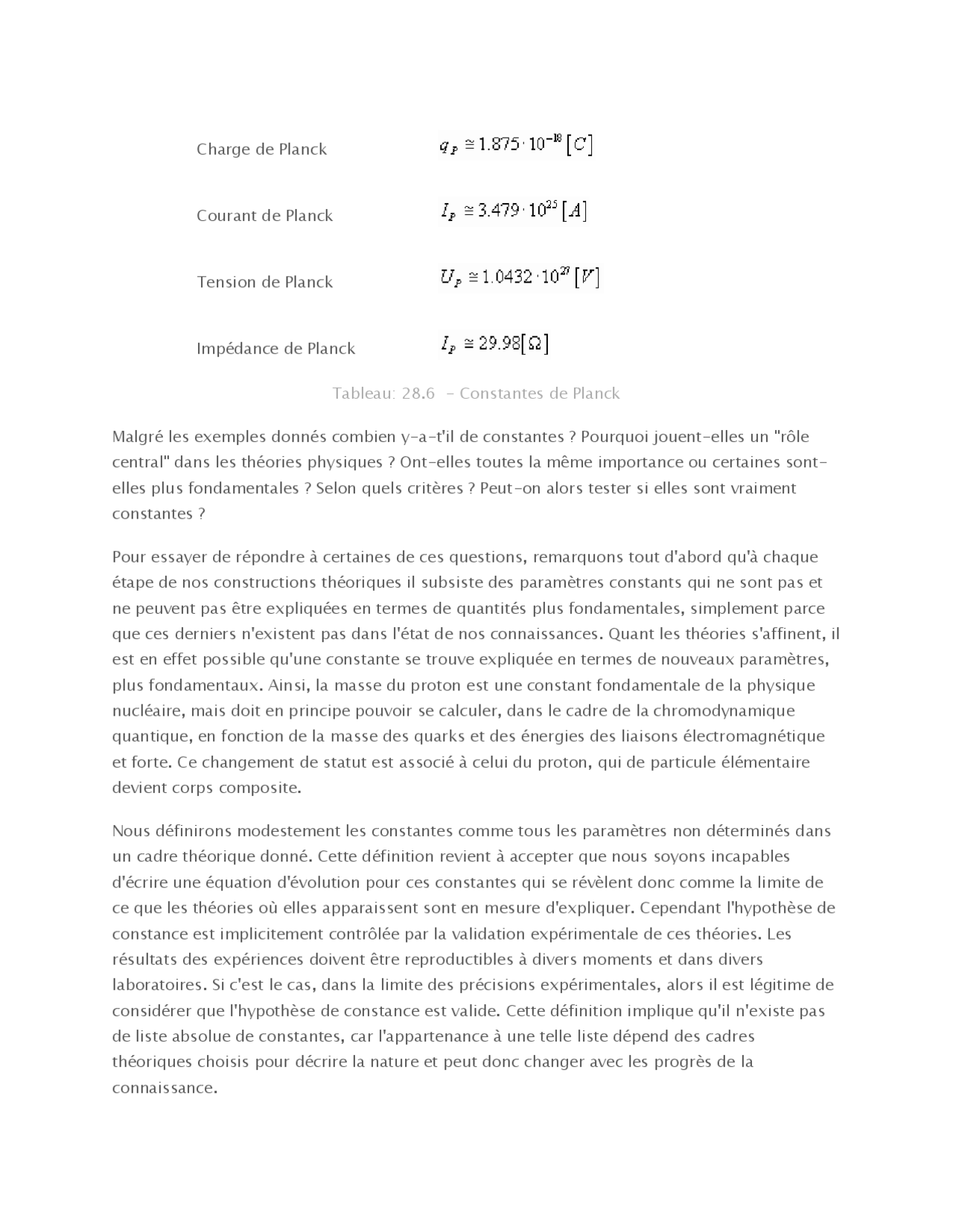 Notes Sur Les Constantes 2° Partie Docsity