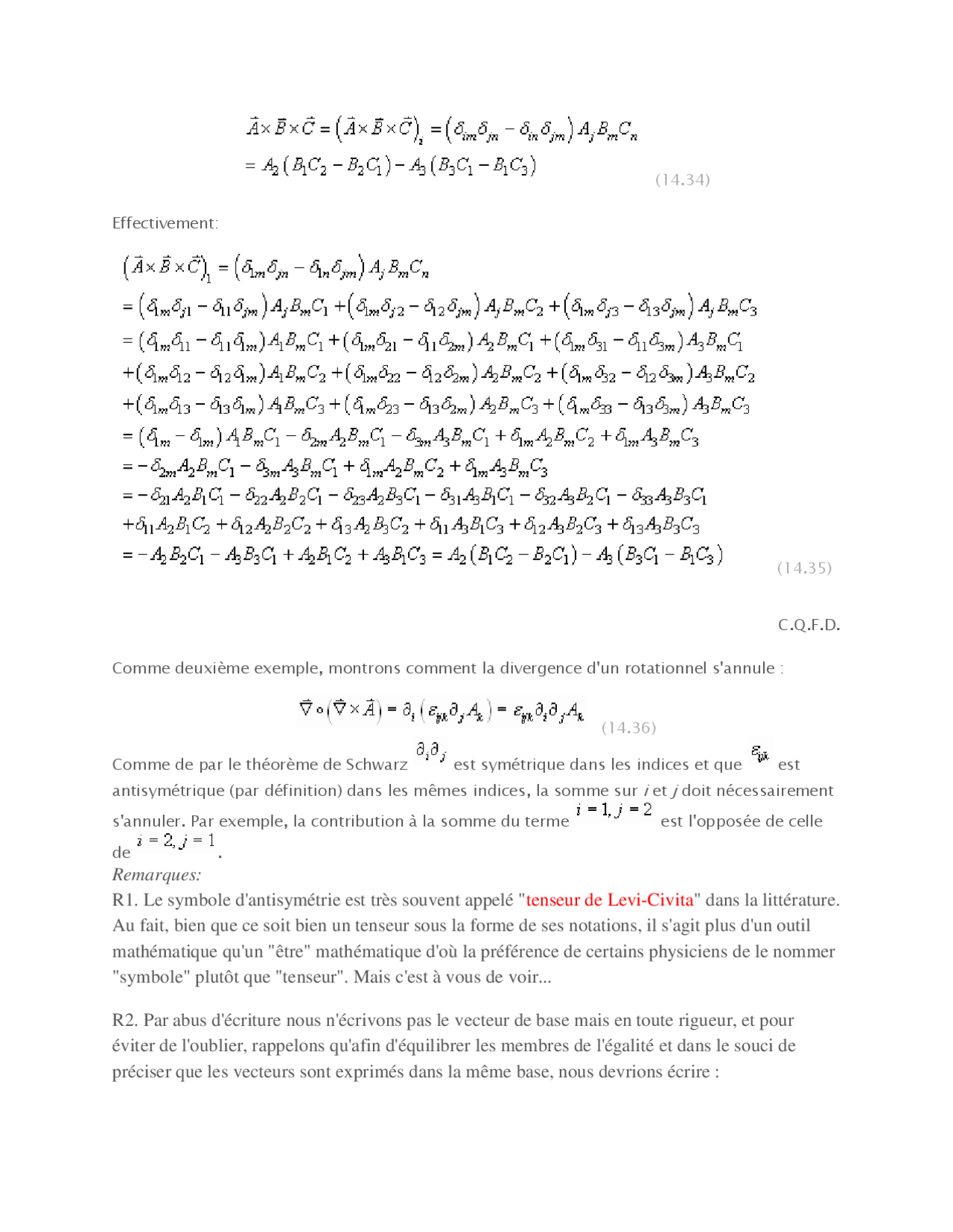 Notes Sur La Notation Indicielle 2° Partie Docsity