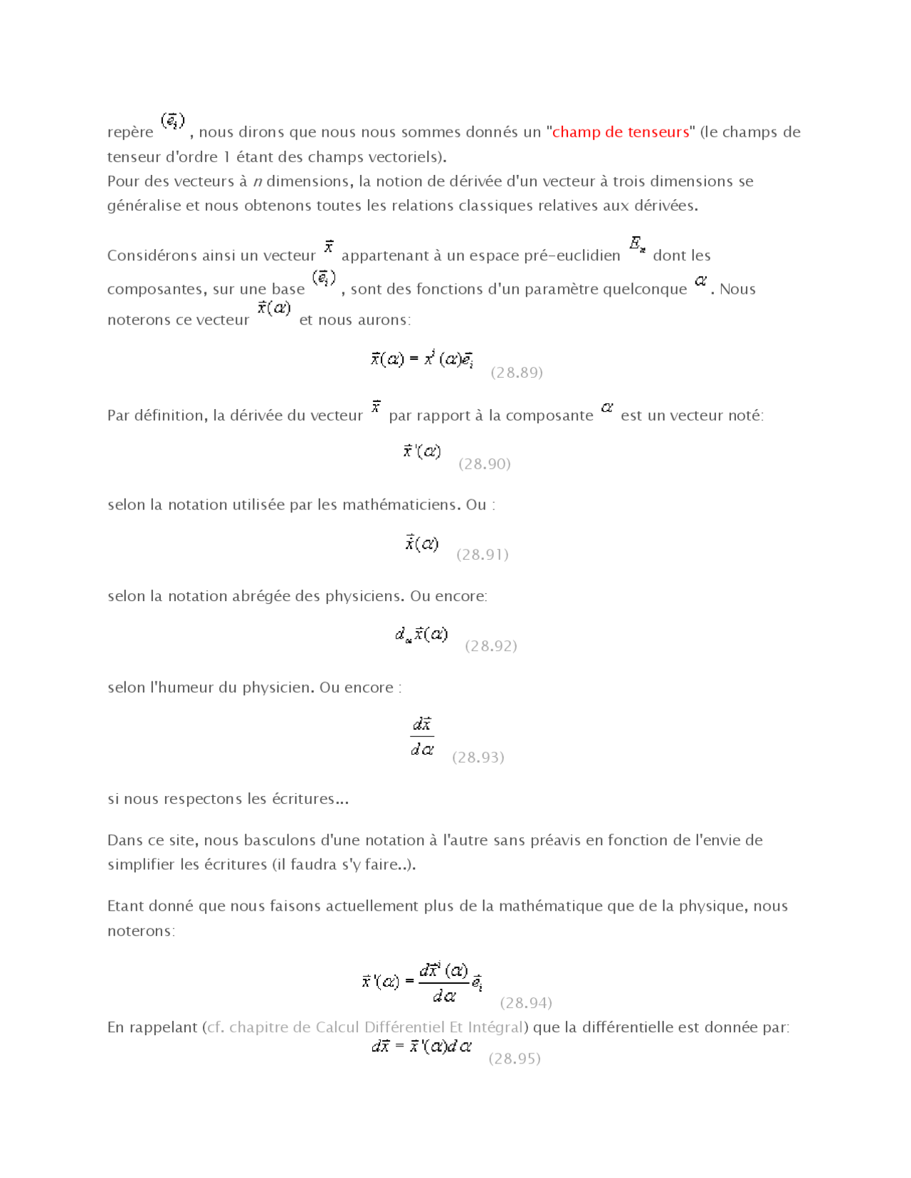 Notes Sur Les Espaces Ponctuels 2° Partie Docsity