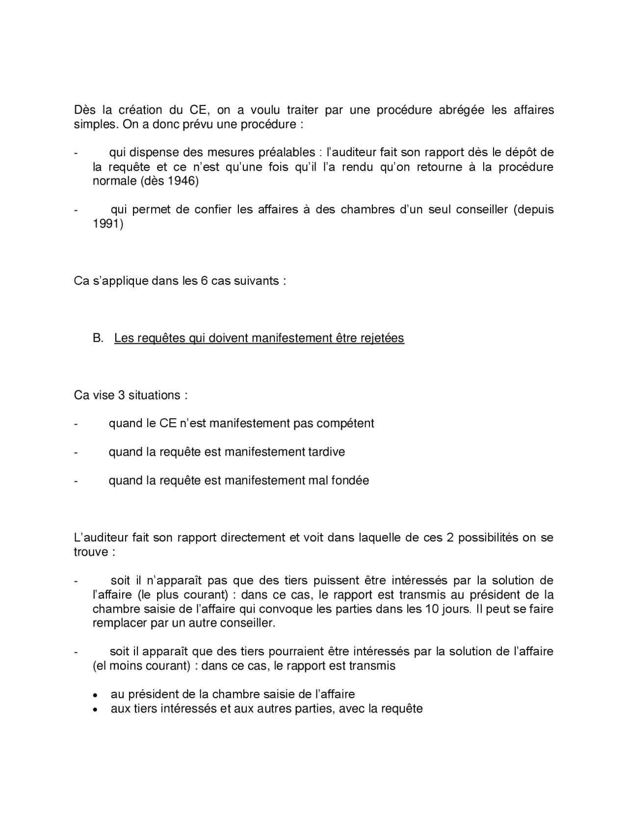 Notes Complètes Sur Le Contentieux Administratif Belge 3° Partie