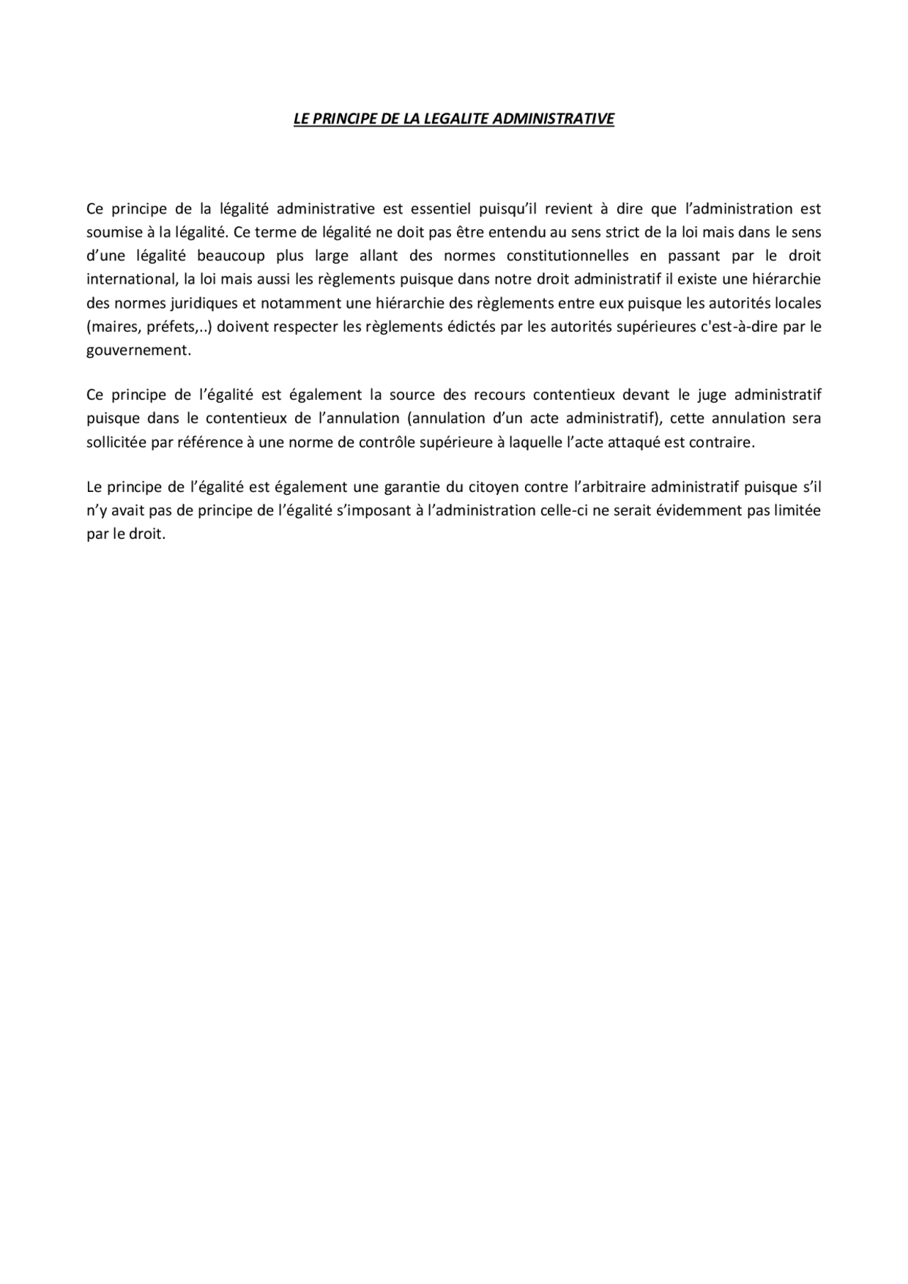 Notes Sur Le Principe De La L galit Administrative Docsity notes-sur-le-principe-de-la-l-galit-administrative-docsity