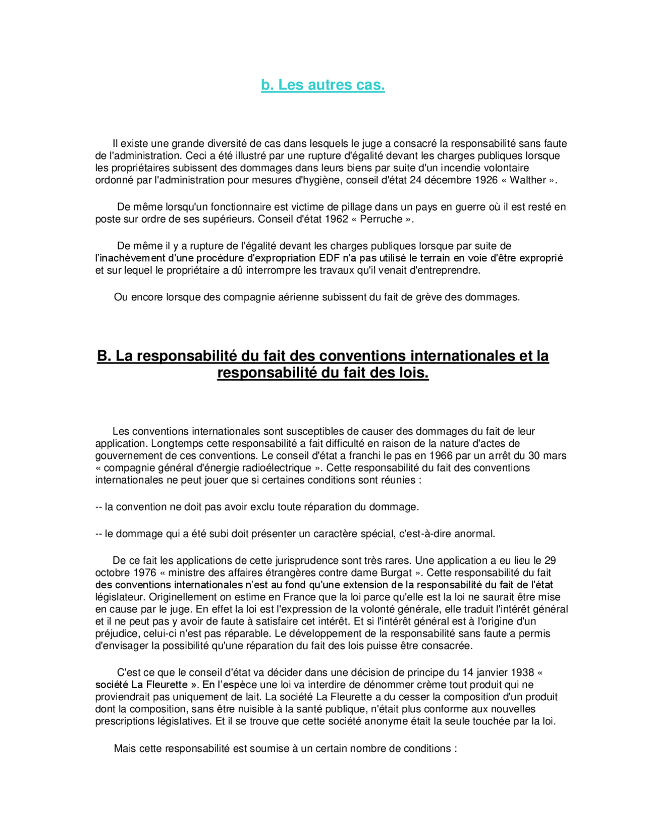 Notes Sur Le Controle De Laction Administrative 2° Partie Notes
