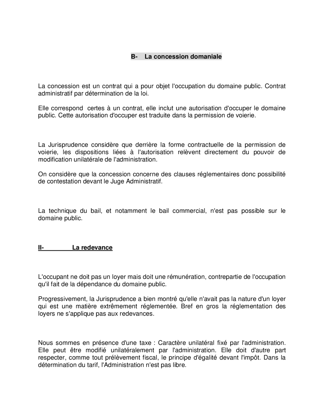 Notes Sur Les Domaines 3° Partie Docsity