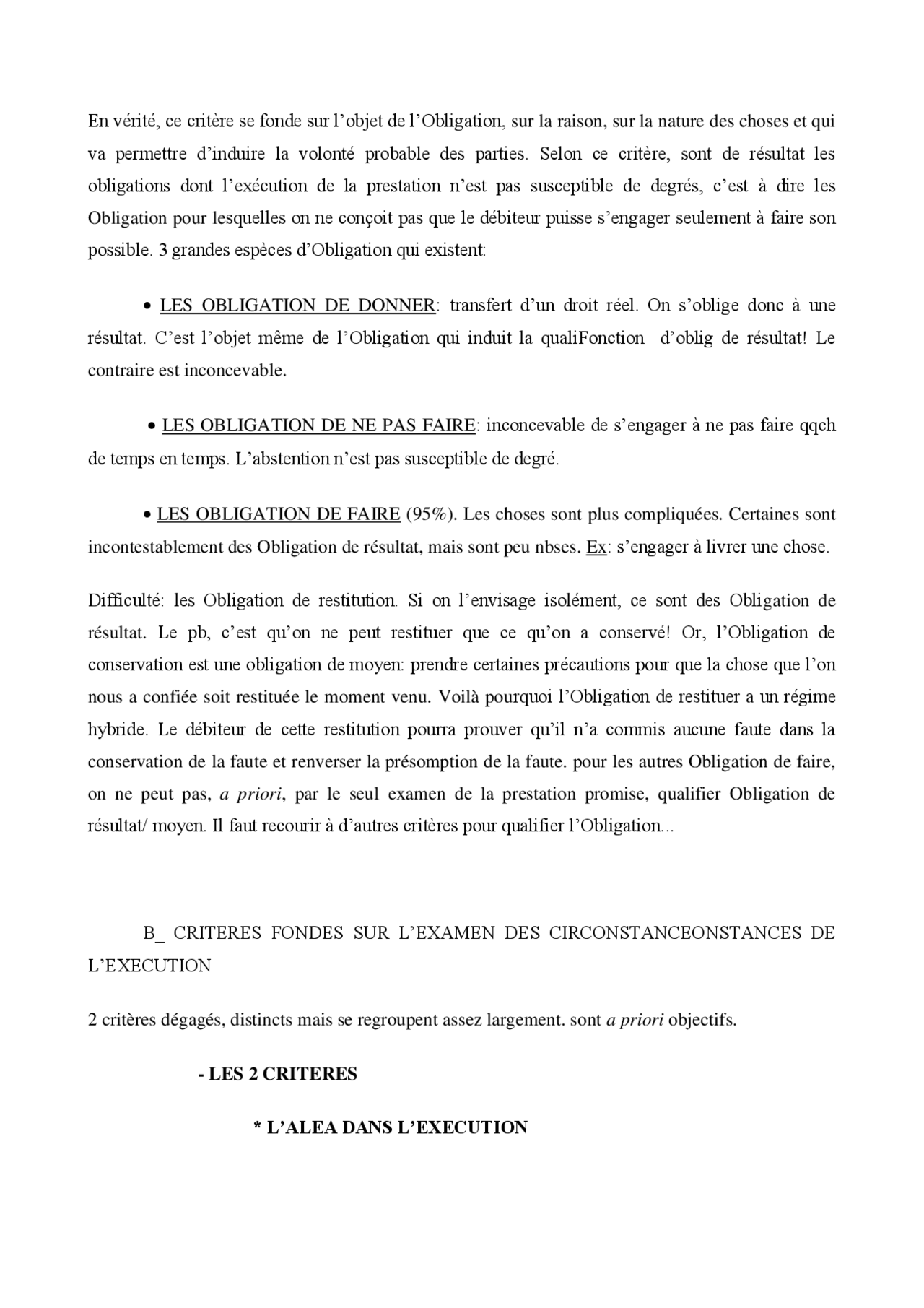 Rèsumé Sur Les Conditions De La Responsabilité Civile 2° Partie Docsity