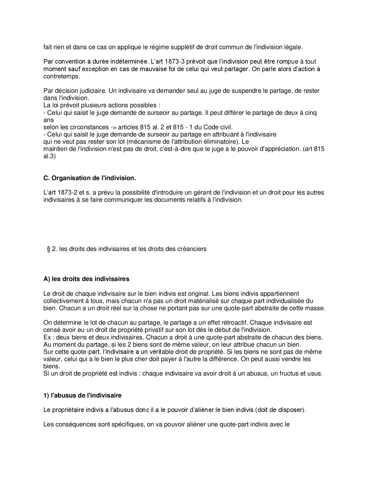 Résumé Le Droit Des Biens 3° Partie Docsity