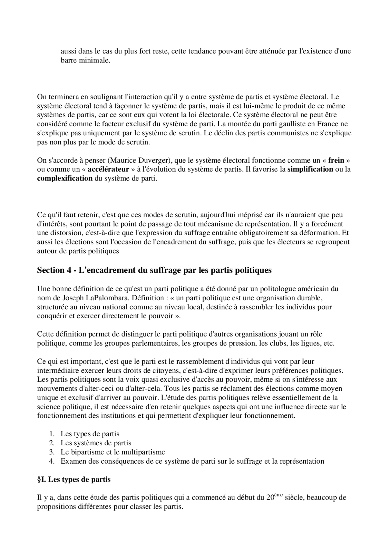 Résumé Sur La Liberté La Représentation Le Suffrage 3° Partie Docsity