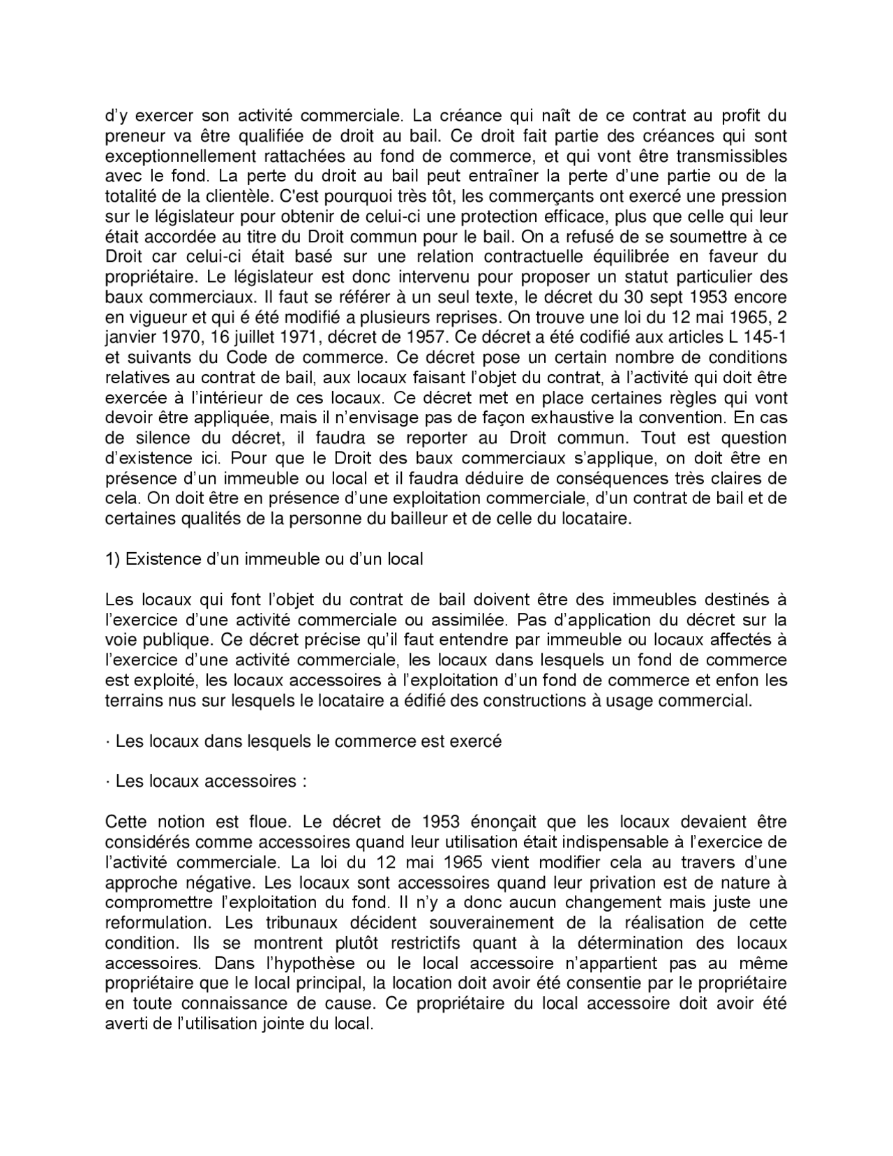 Notes Complètes Sur Le Droit Des Affaires 3° Partie Docsity