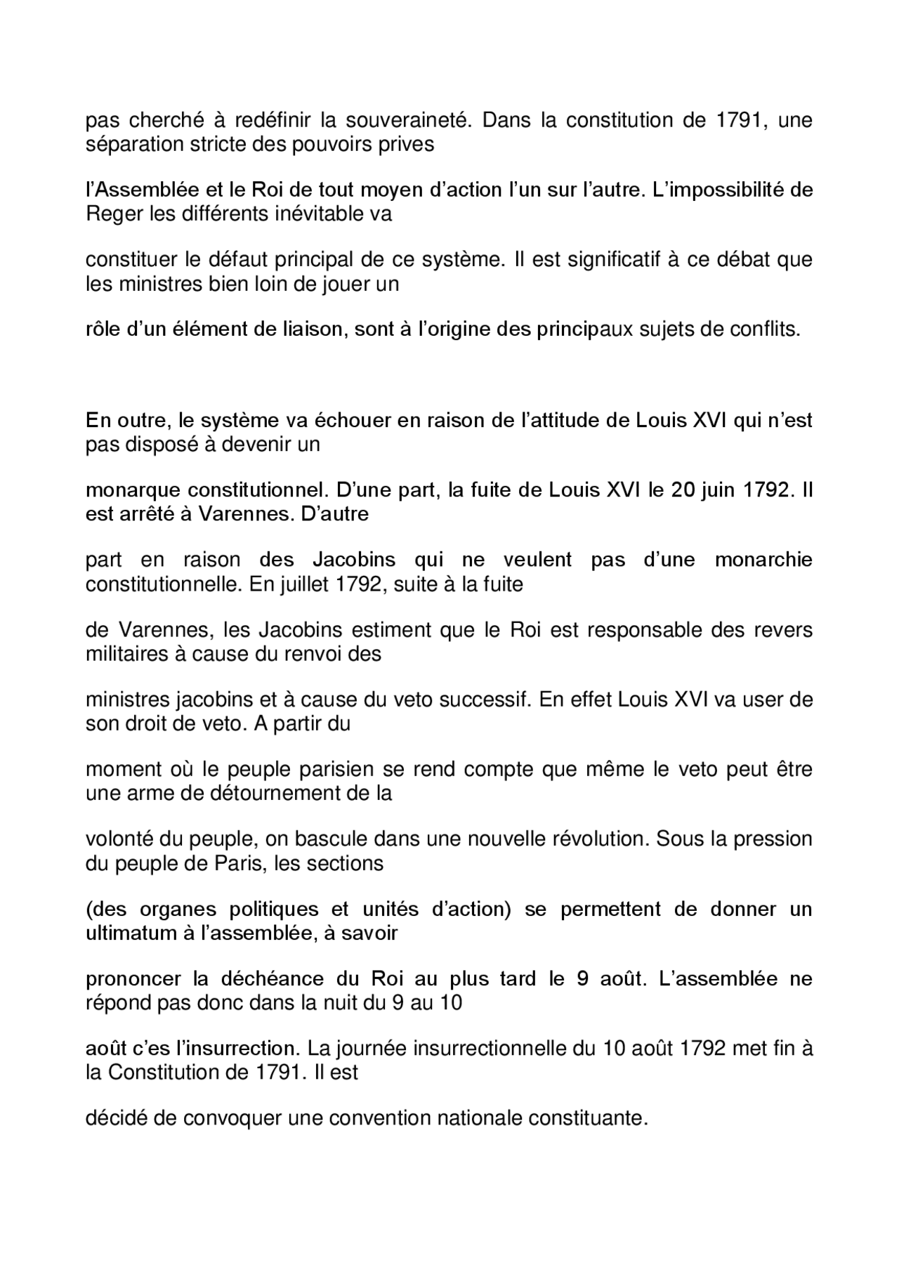 Rèsumé Sur Les Révolutions Constitutionnelles 2° Partie Docsity