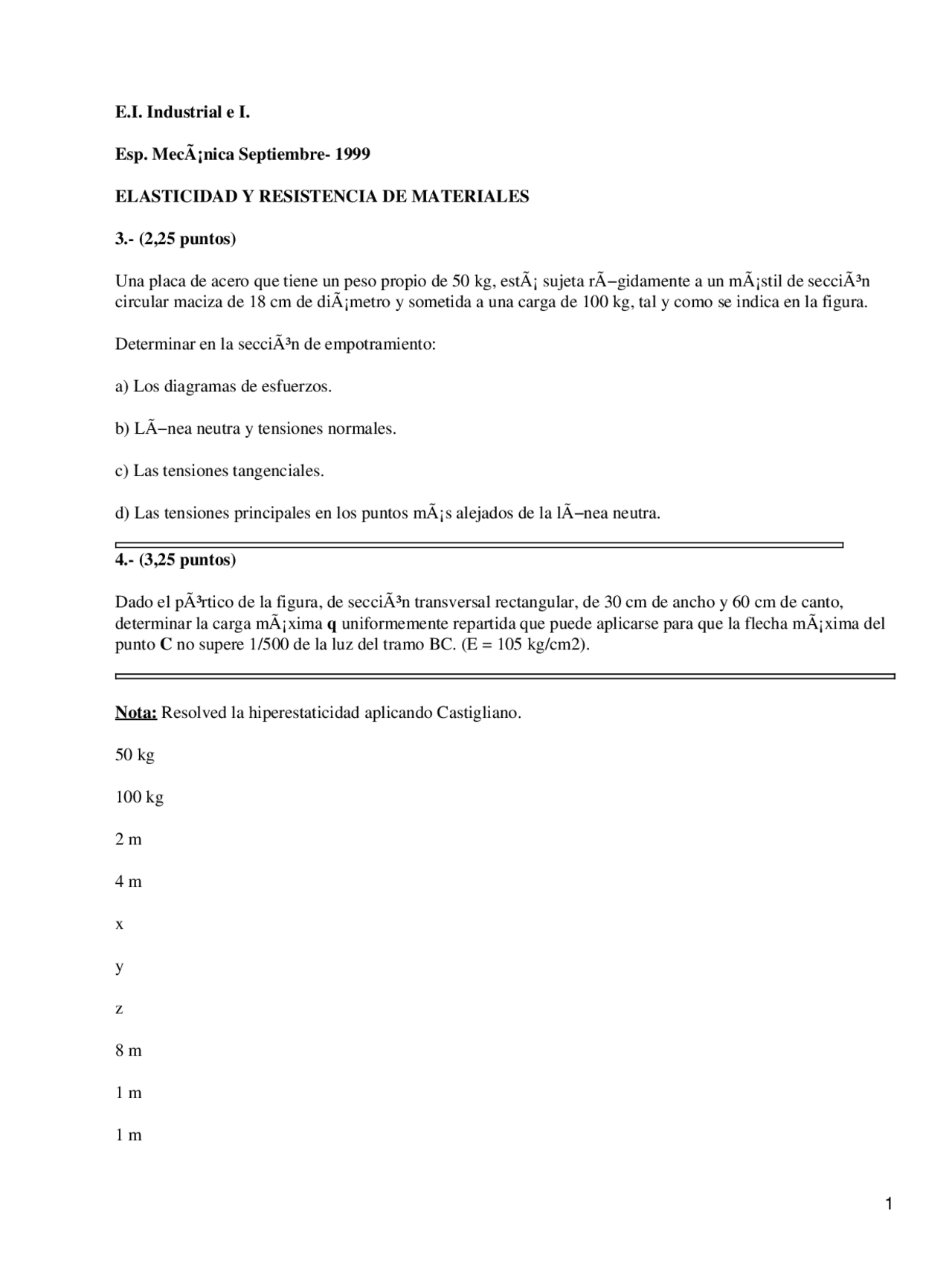 Apuntes Sobre Elasticidad Y Resistencia De Materiales Docsity