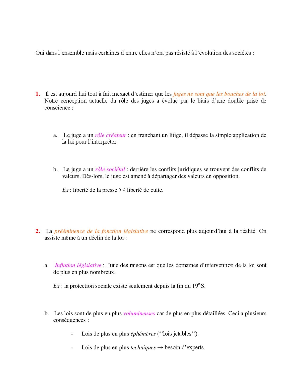 Notes Complètes Sur Le Droit Public Belge 2° Partie Docsity