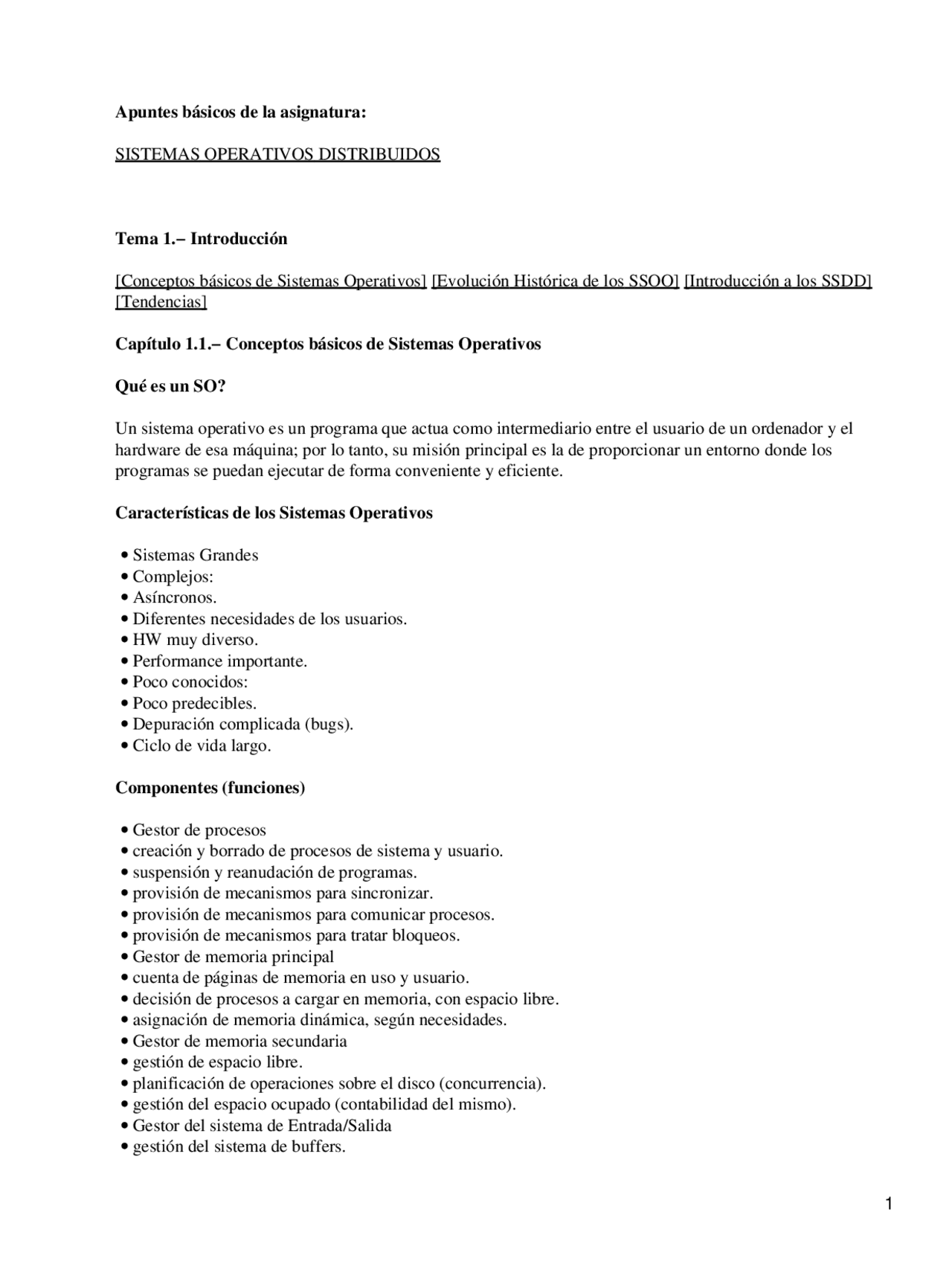 Apuntes Sobre Los Sistemas Operativos Distribuidos Parte1 Docsity