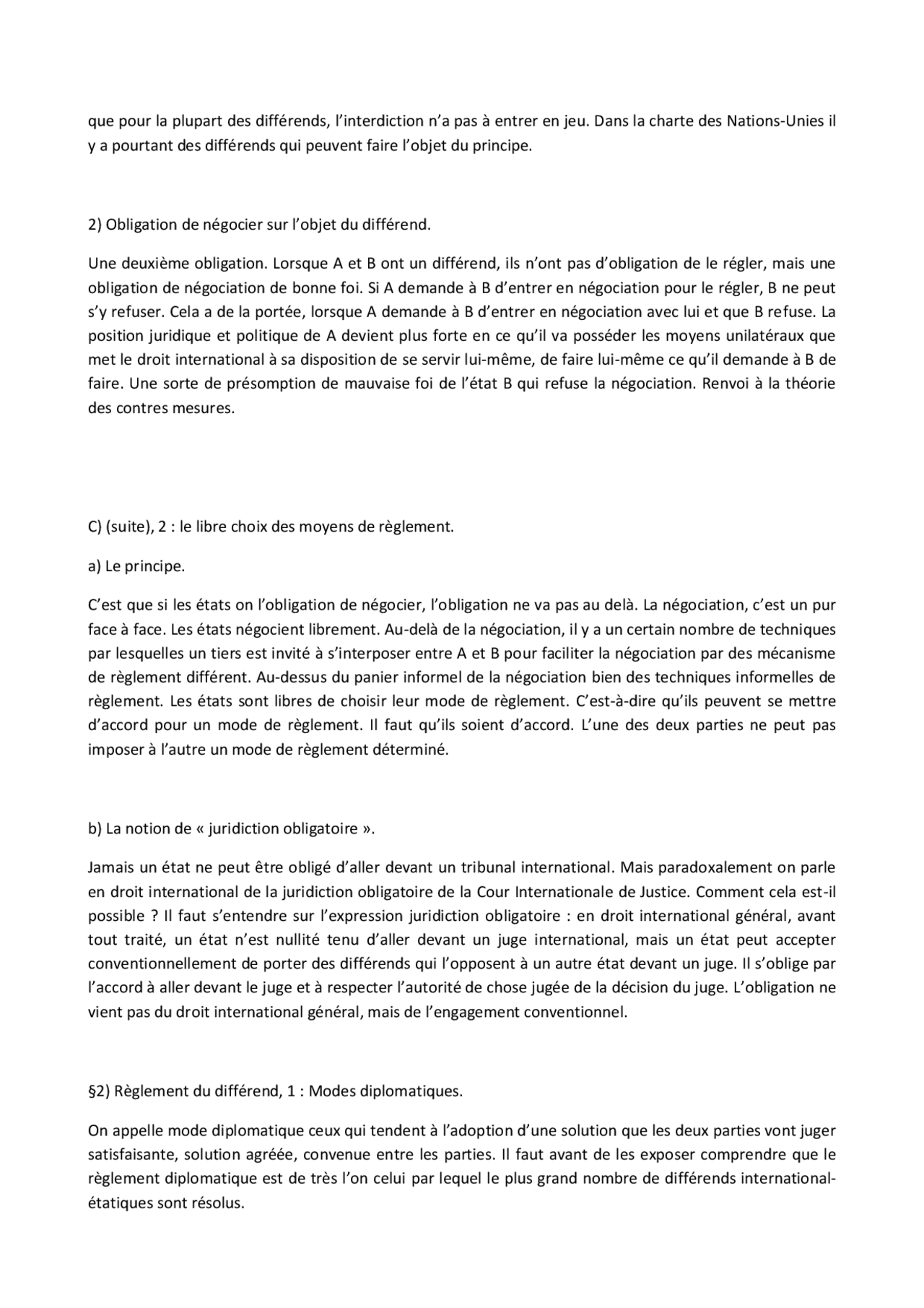 Notes Sur Les Mutation Des Engagements 3° Partie Docsity
