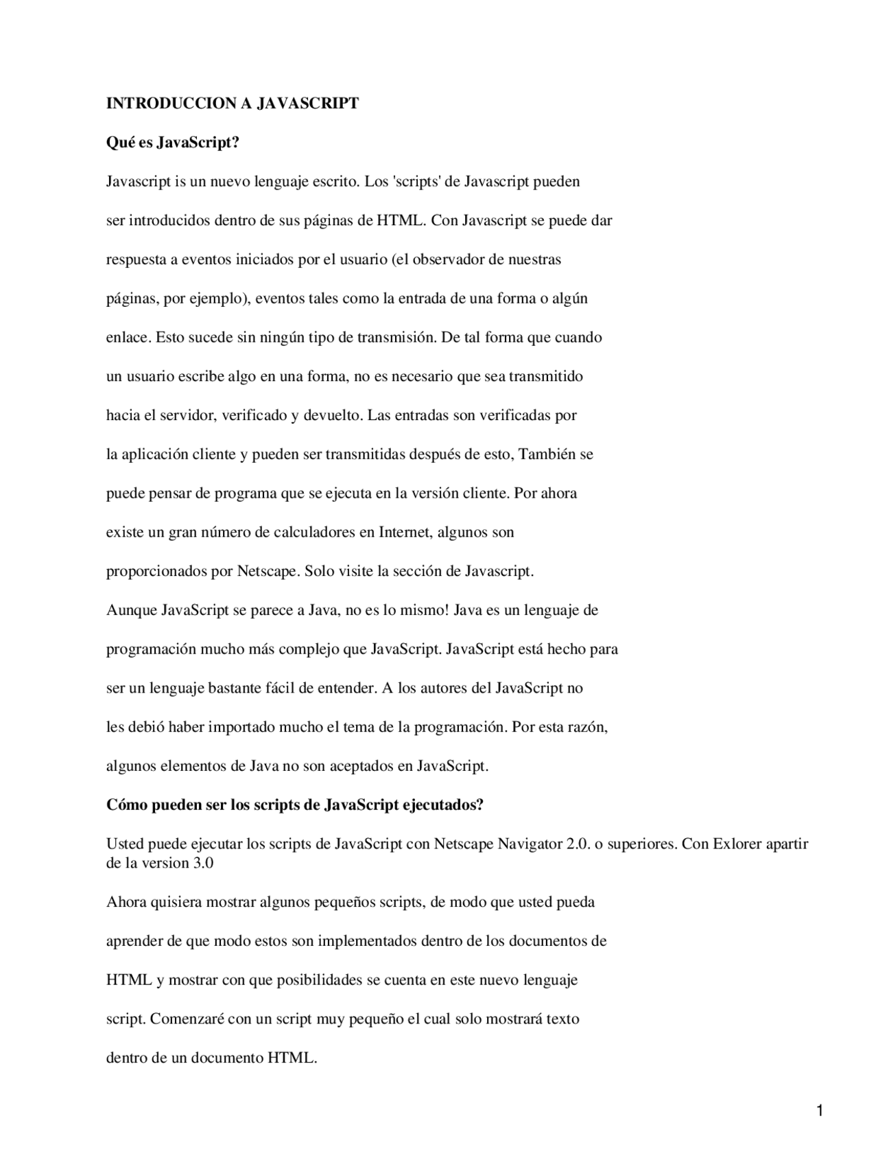 Apuntes Sobre Javascript Parte1 Docsity