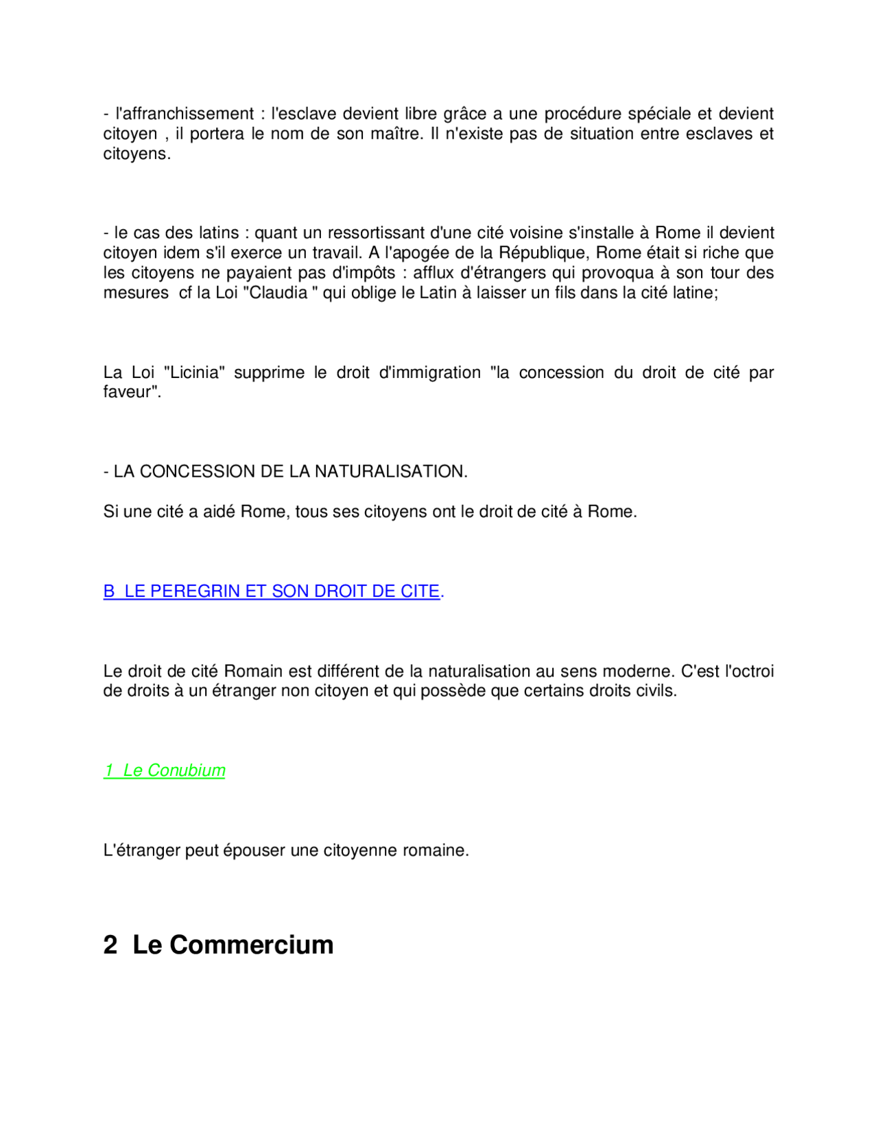 Notes Sur Lhistoire Du Droit Privé 2° Partie Docsity