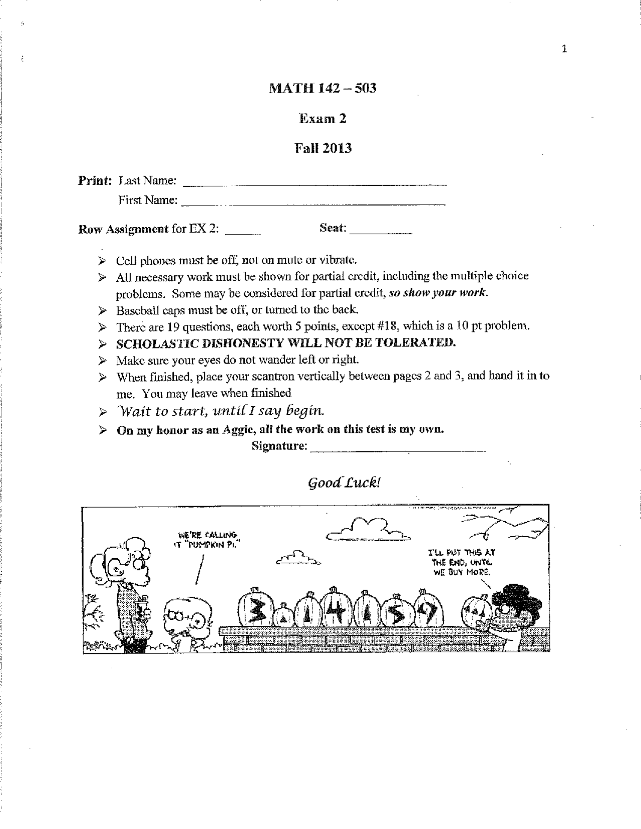 Exam 19 Questions With Solutions Business Math Ii Math 142 Docsity
